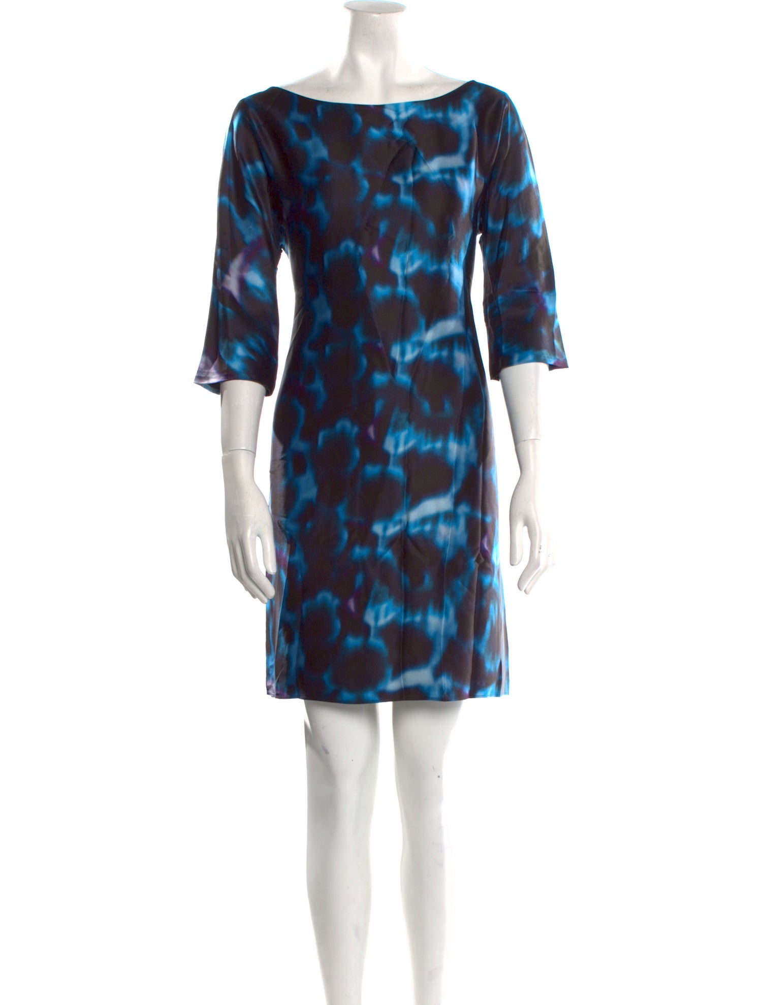 Erdem Tie-Dye Print Mini Dress - Black Dresses, Clothing - ERD41354 ...