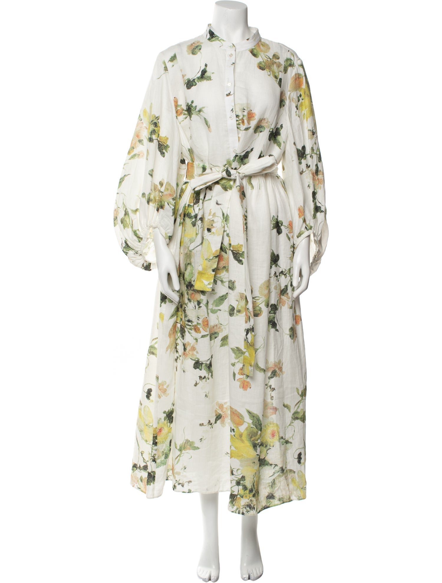 Erdem Linen Long Dress - Neutrals Dresses, Clothing - ERD43330 | The ...