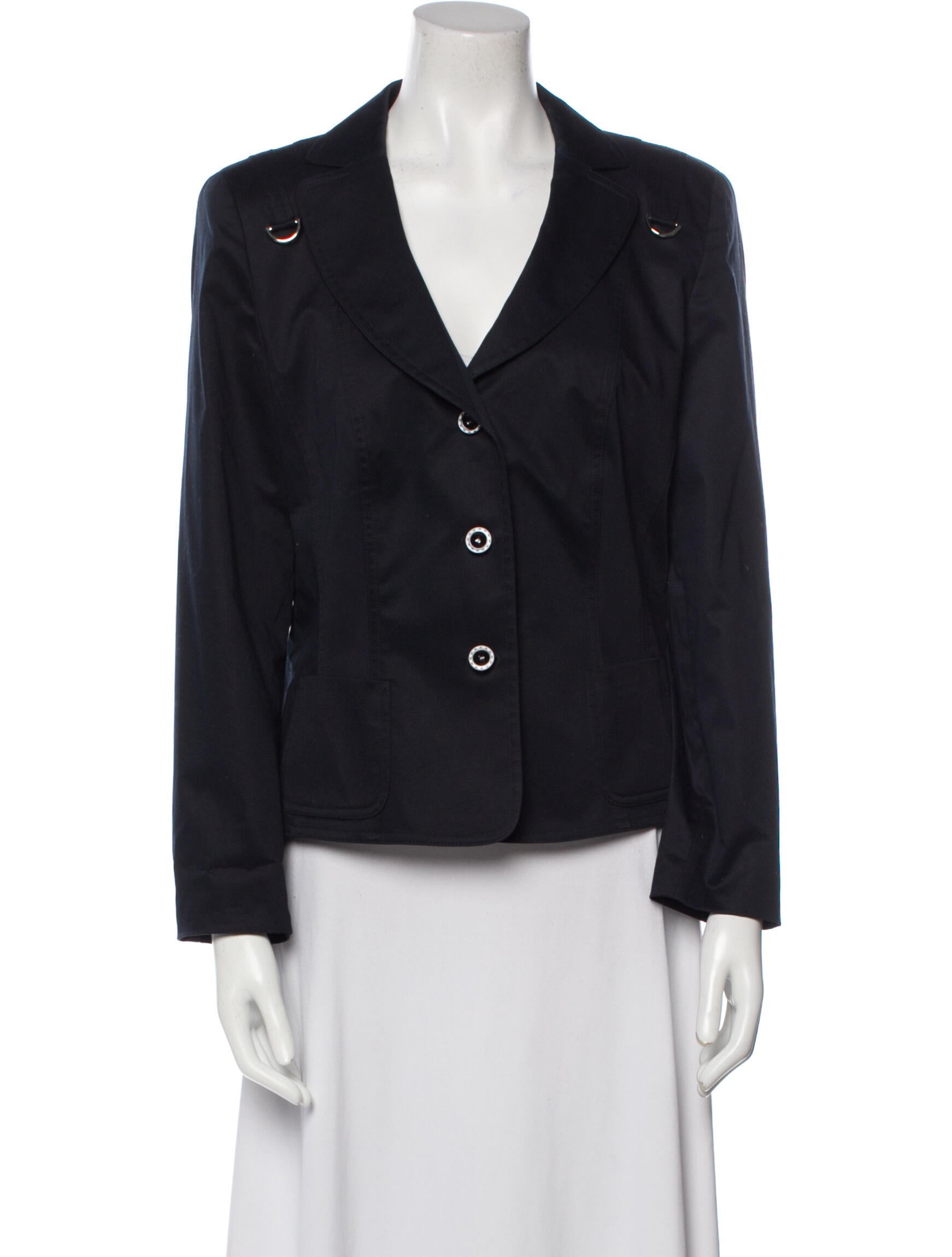 Escada Blazer - Blue Jackets, Clothing - ESC109536 | The RealReal