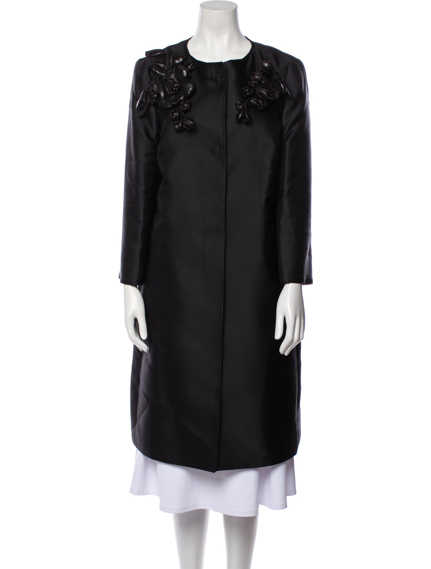 Escada Coat - Black Coats, Clothing - ESC114239 | The RealReal