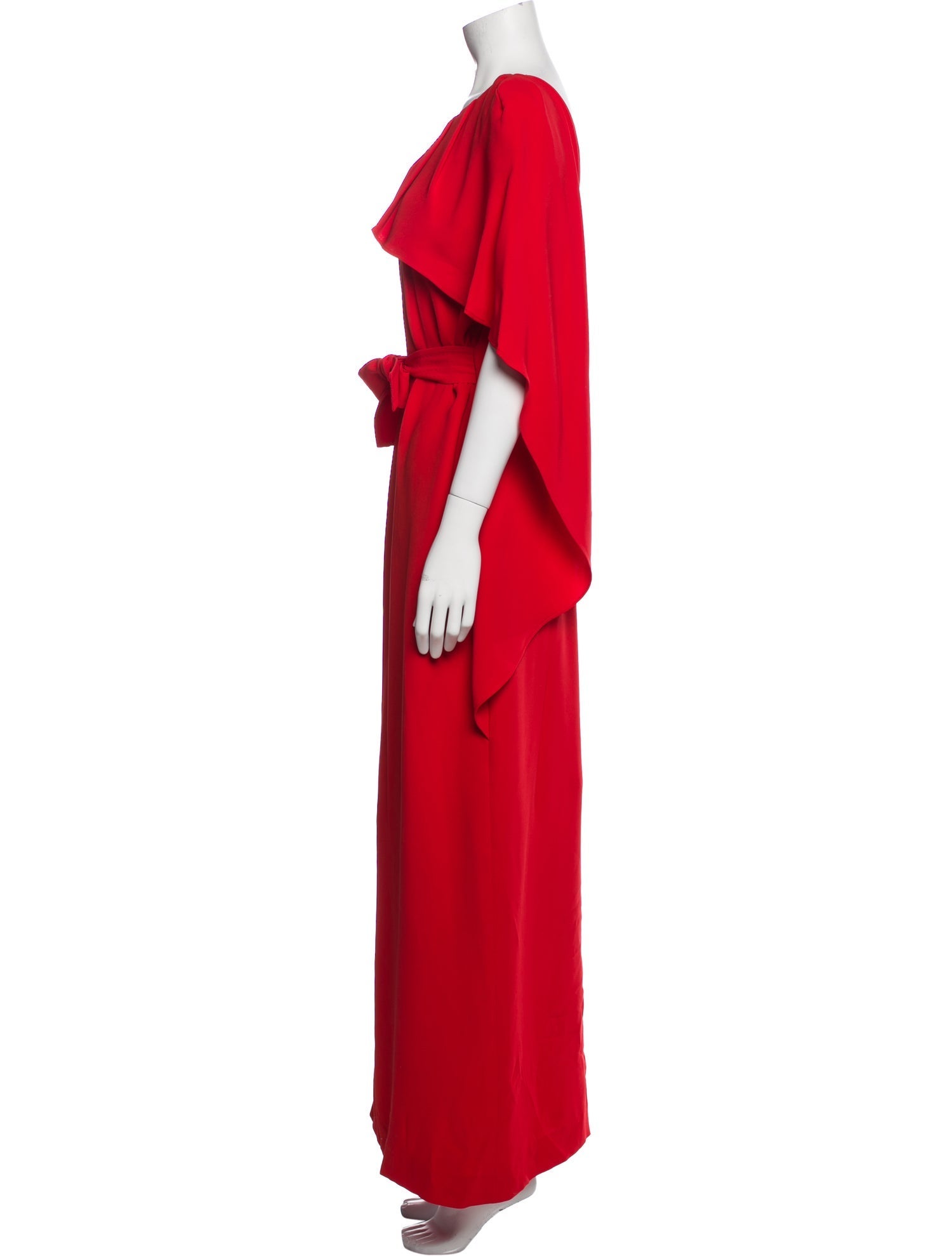 Escada Silk Long Dress - Red Dresses, Clothing - ESC117311 | The RealReal