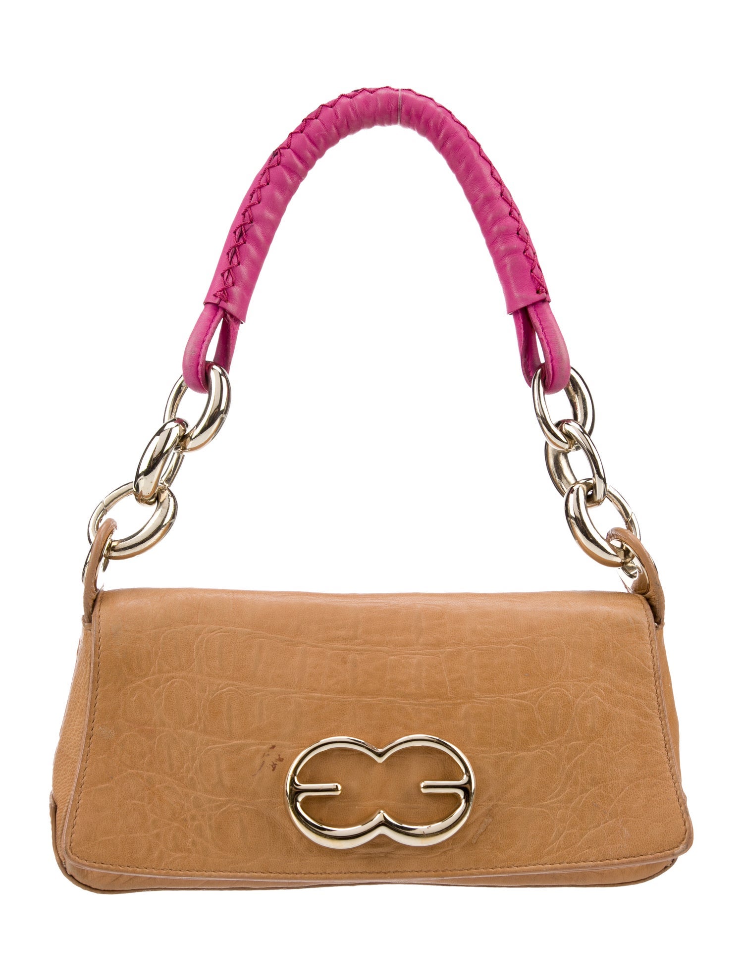 Escada Solid Leather Handle Bag - Brown Shoulder Bags, Handbags ...