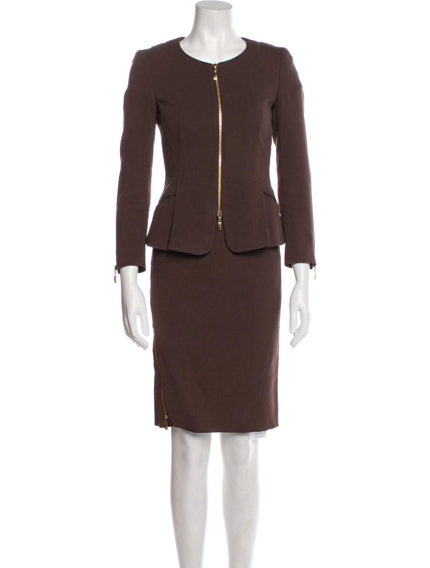 Escada Skirt Suit - Brown Suits and Sets, Clothing - ESC121711 | The ...