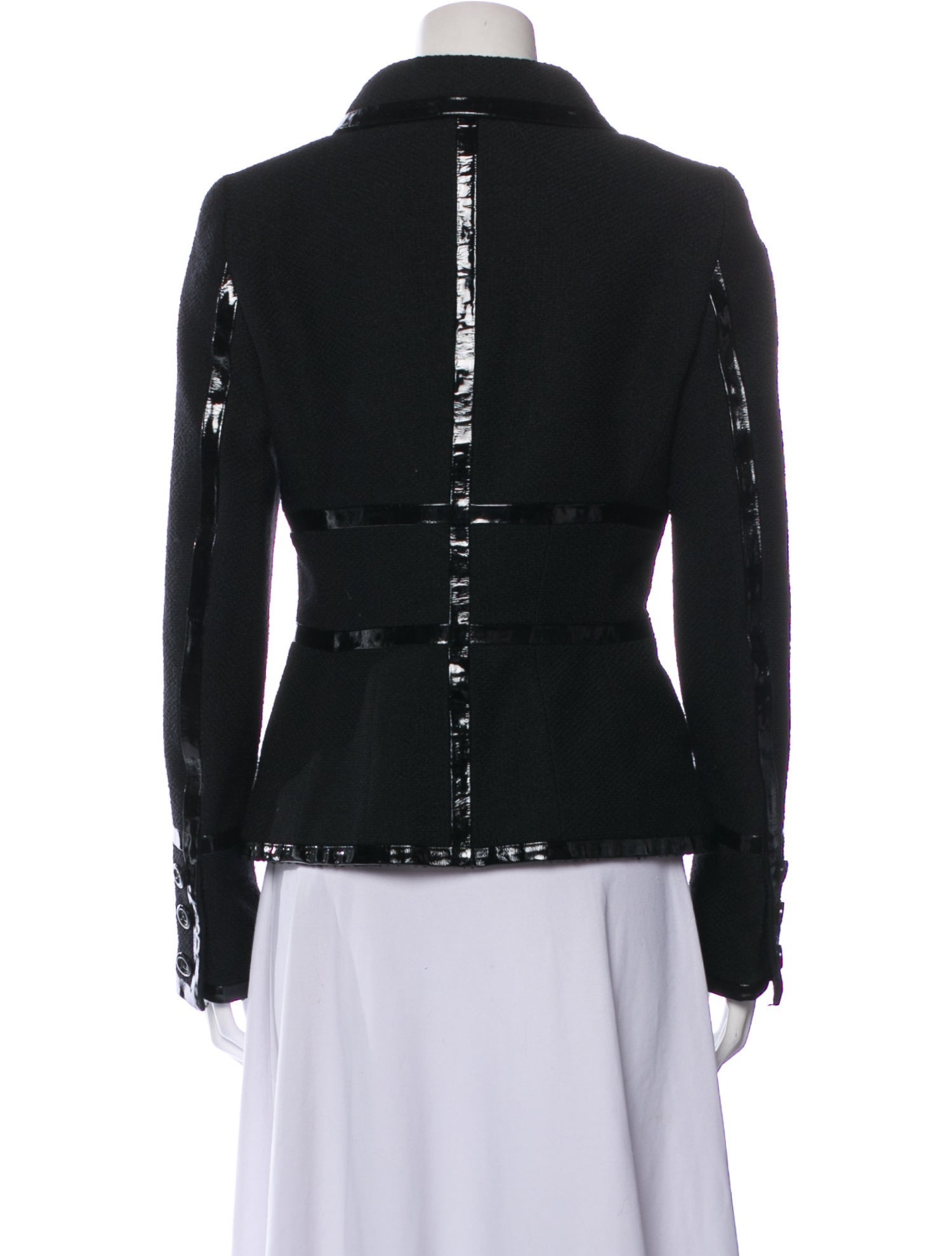 Escada Virgin Wool Evening Jacket - Black Jackets, Clothing - ESC122168 ...