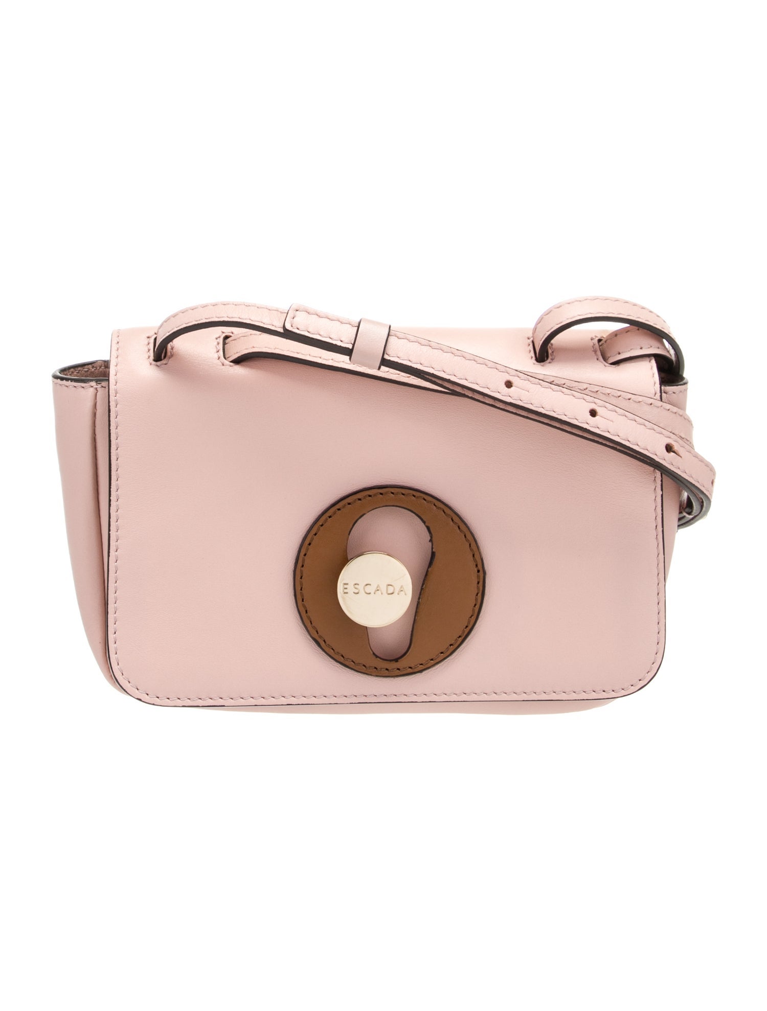 Escada Leather Crossbody Bag - Pink Crossbody Bags, Handbags ...