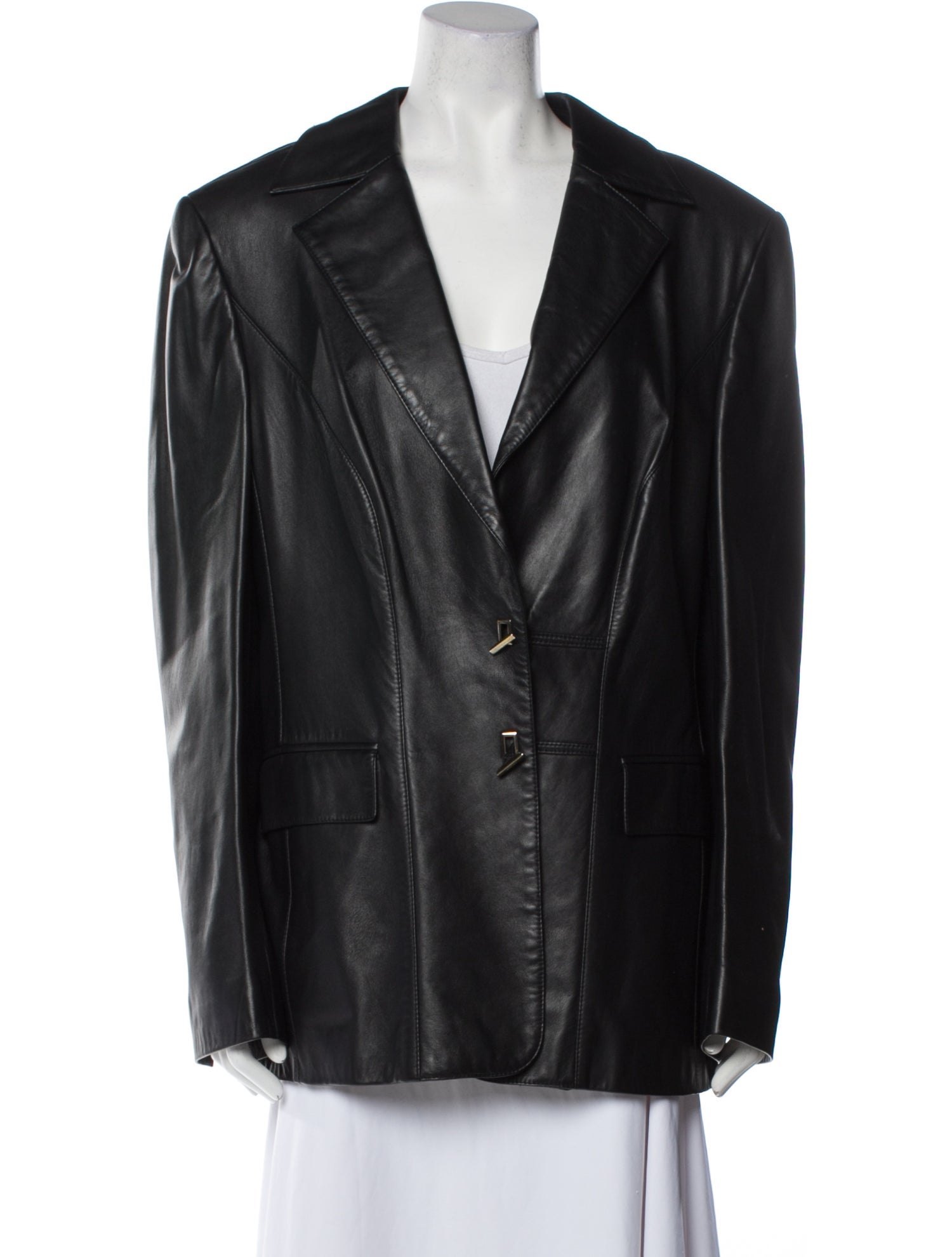 Escada Lambskin Coat - Black Coats, Clothing - ESC125180 | The RealReal