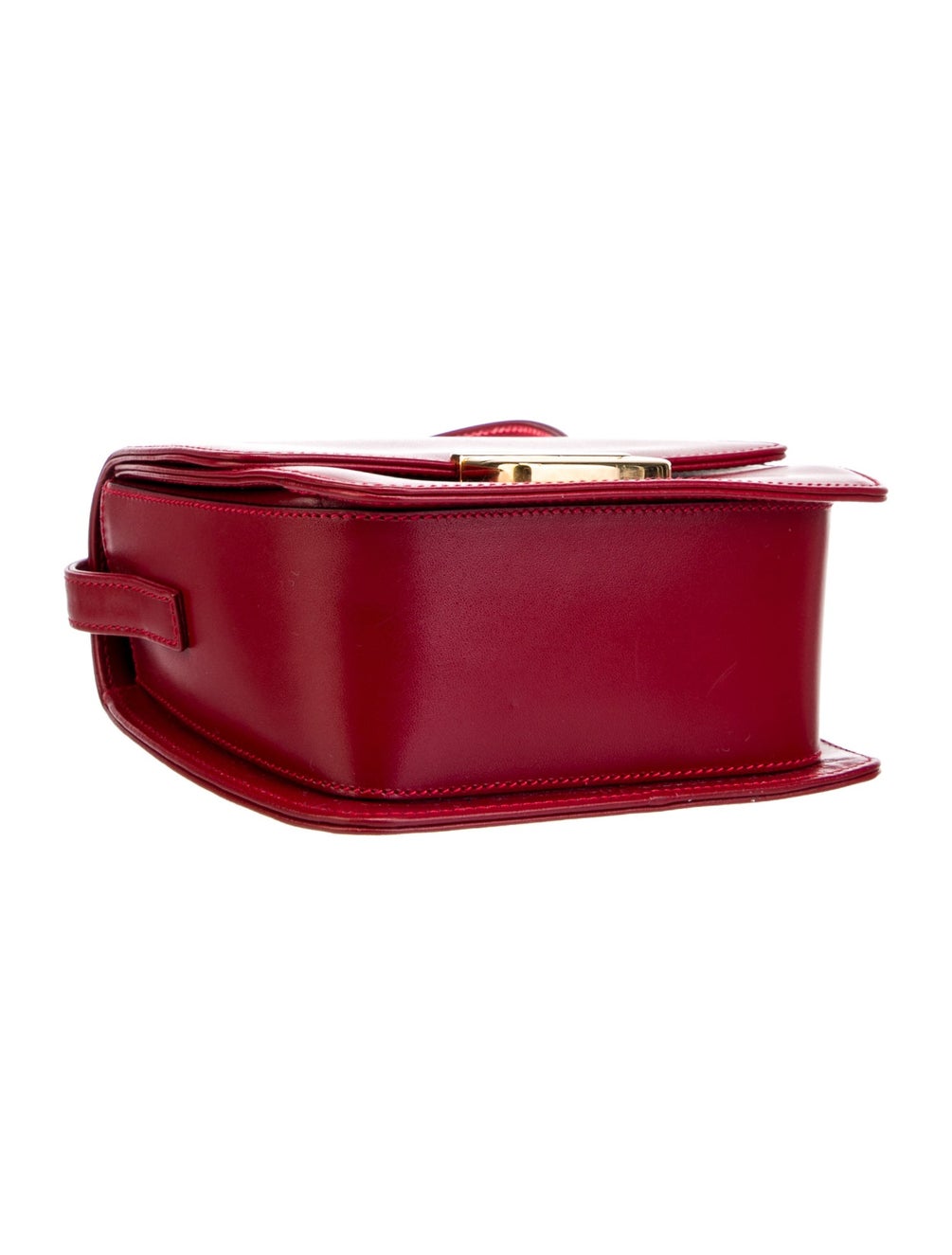 Escada Flap Top Leather Shoulder Bag - Red Shoulder Bags, Handbags ...