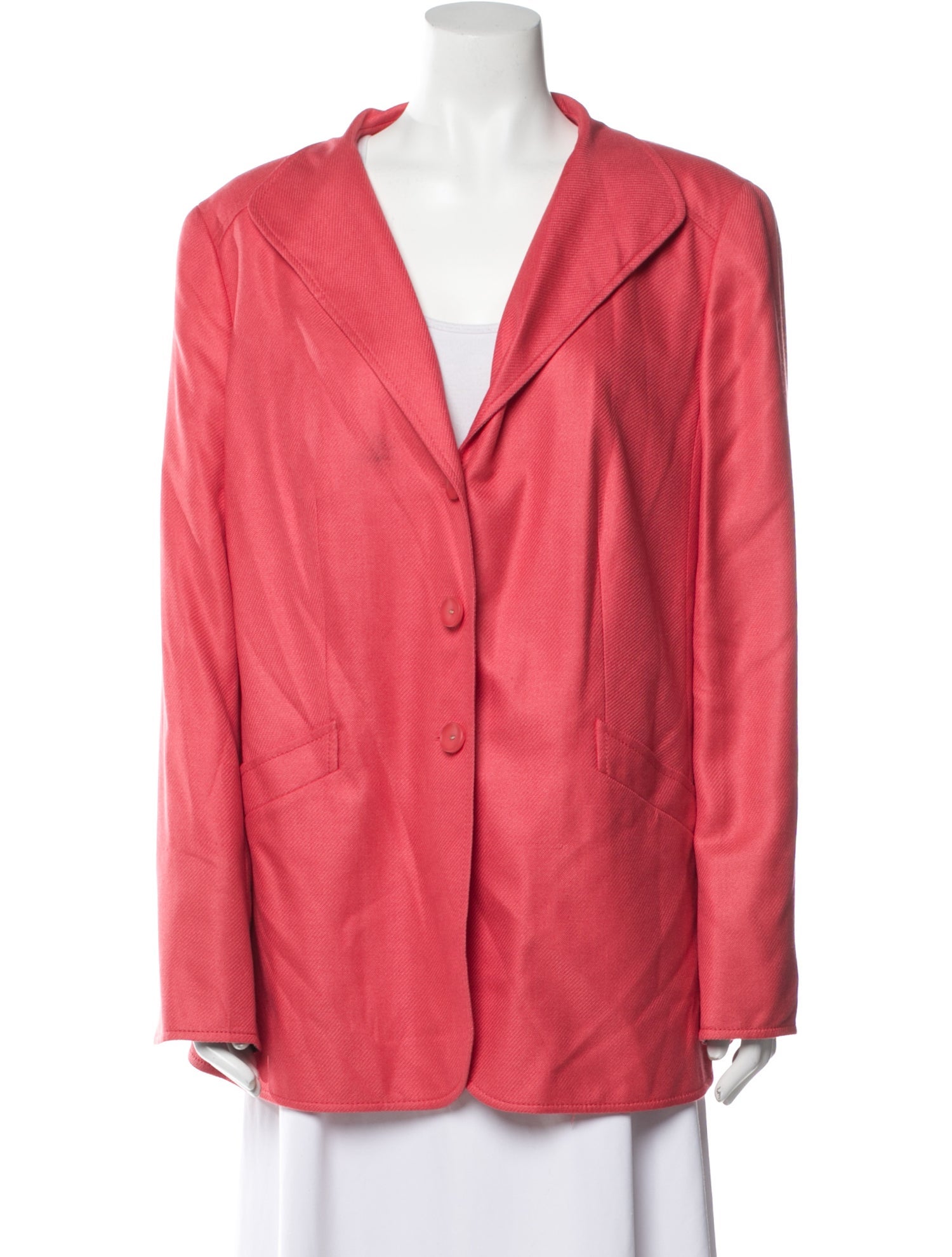 Escada Cashmere Blazer - Red Jackets, Clothing - ESC128153 | The RealReal