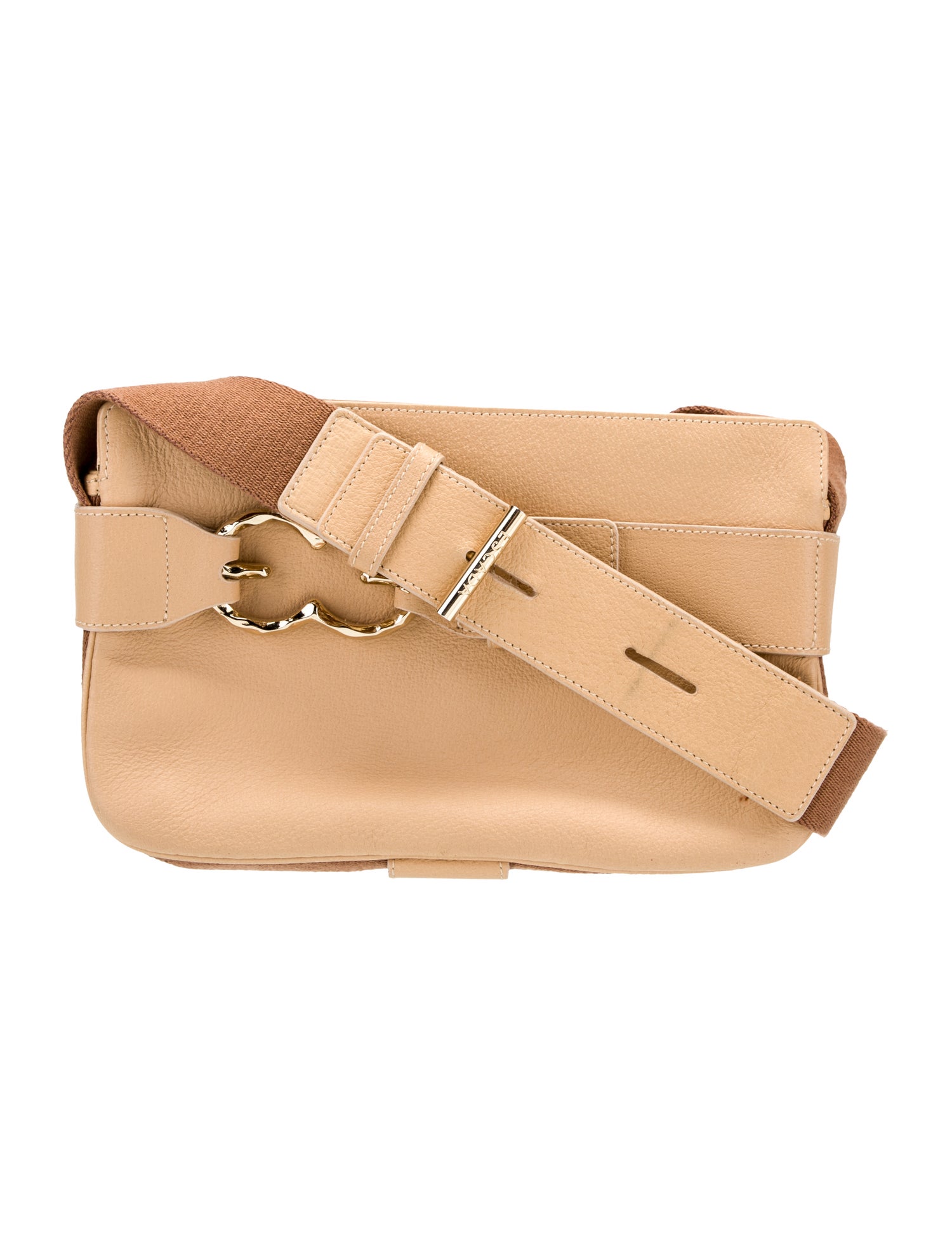 Escada Leather Shoulder Bag - Neutrals Shoulder Bags, Handbags ...