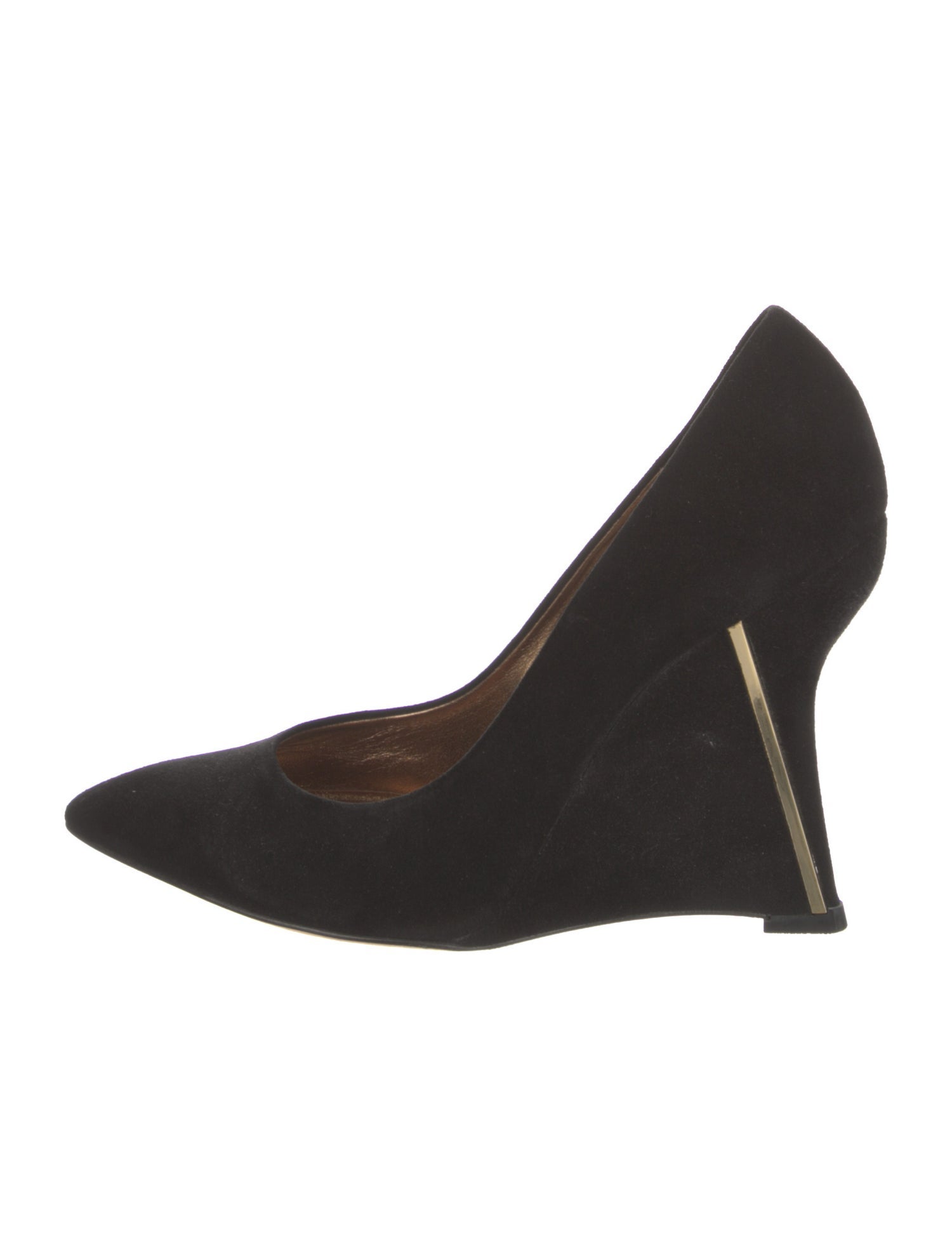 Escada Suede Pumps - Black Pumps, Shoes - ESC130488 | The RealReal