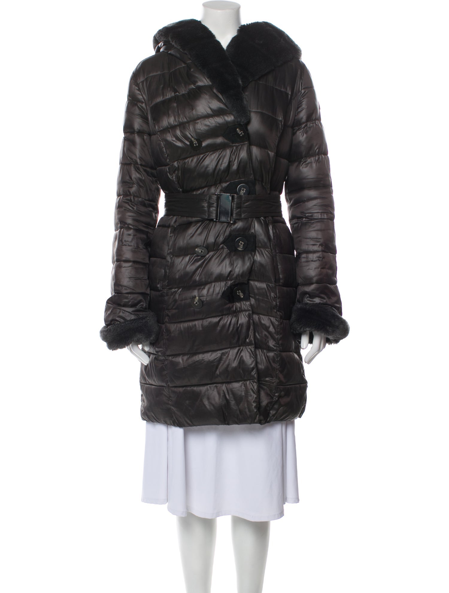 Escada Down Coat - Grey Coats, Clothing - ESC131025 | The RealReal