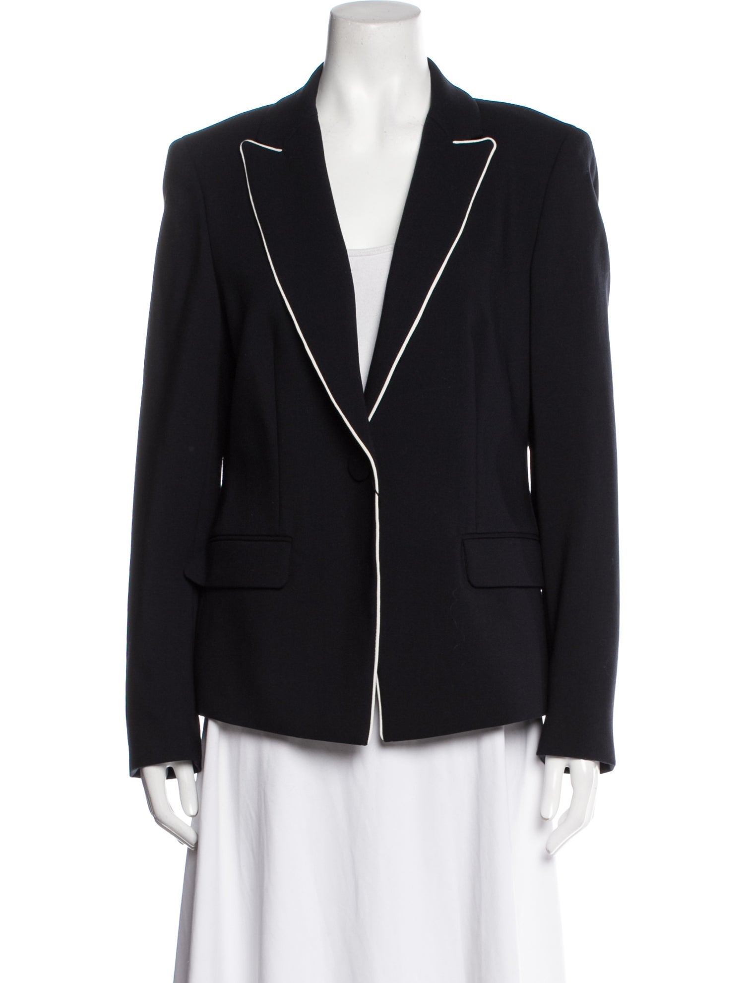 Escada Virgin Wool Blazer - Blue Jackets, Clothing - ESC131922 | The ...
