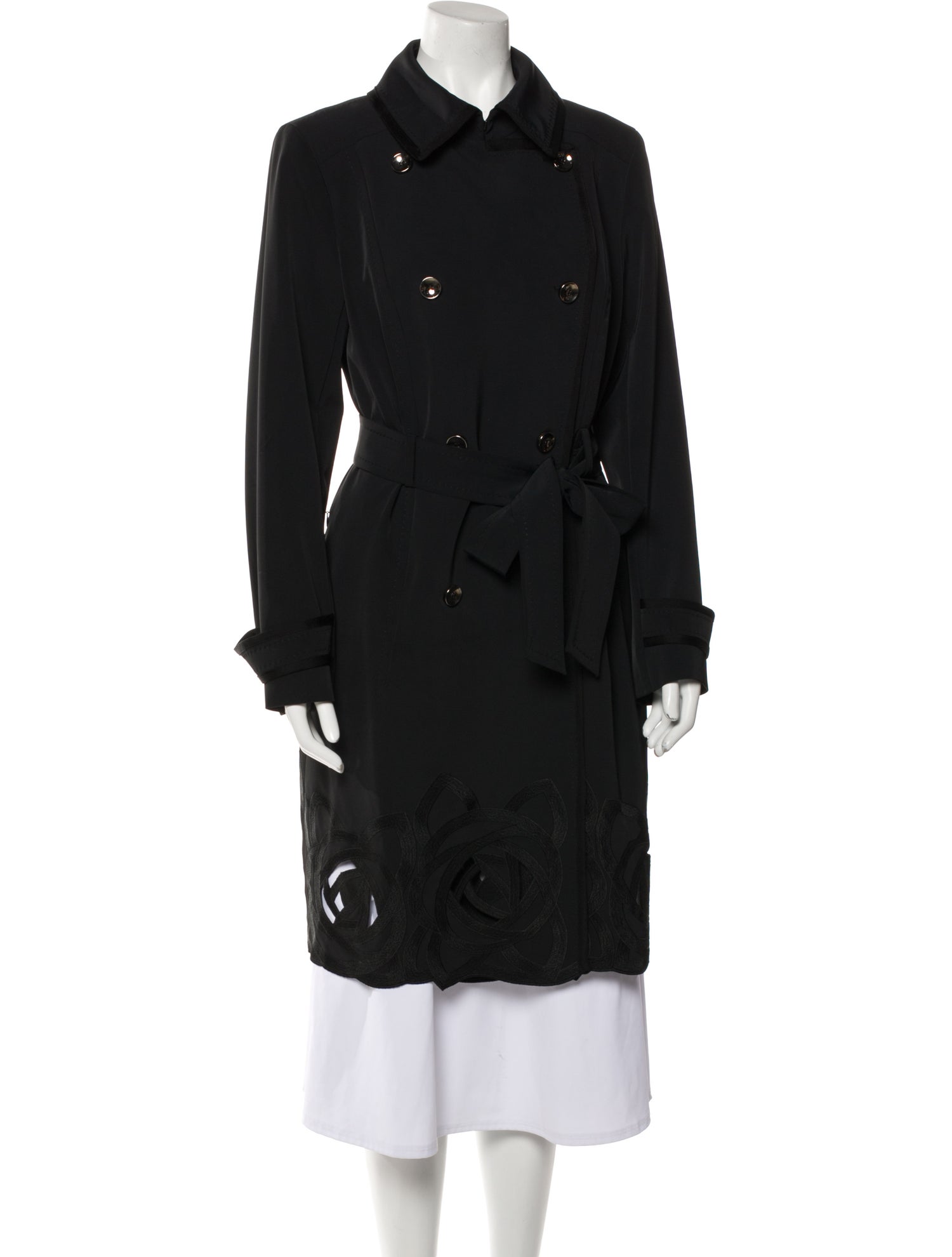 Escada Trench Coat - Black Coats, Clothing - ESC133439 | The RealReal