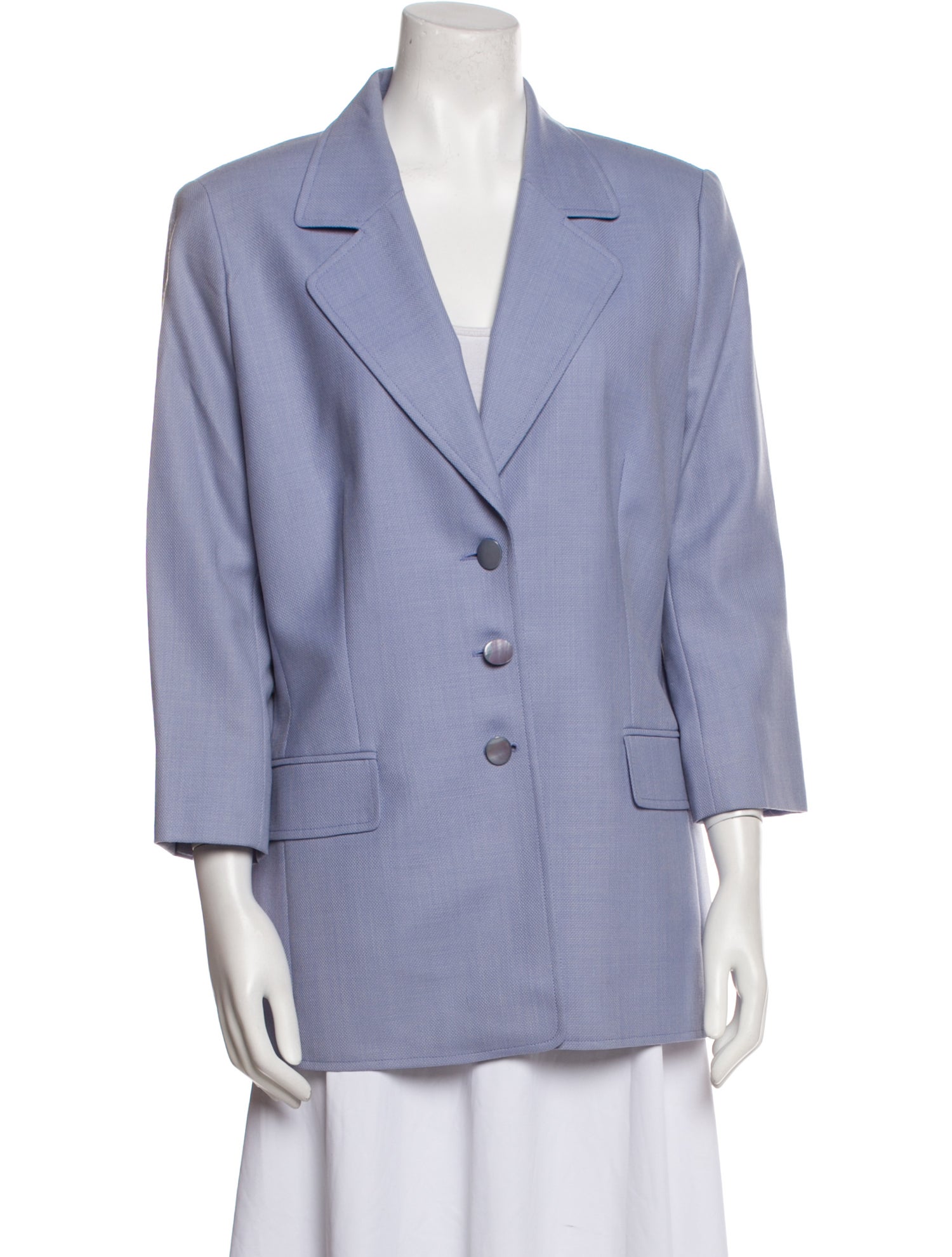 Escada Wool Blazer - Blue Jackets, Clothing - ESC137815 | The RealReal