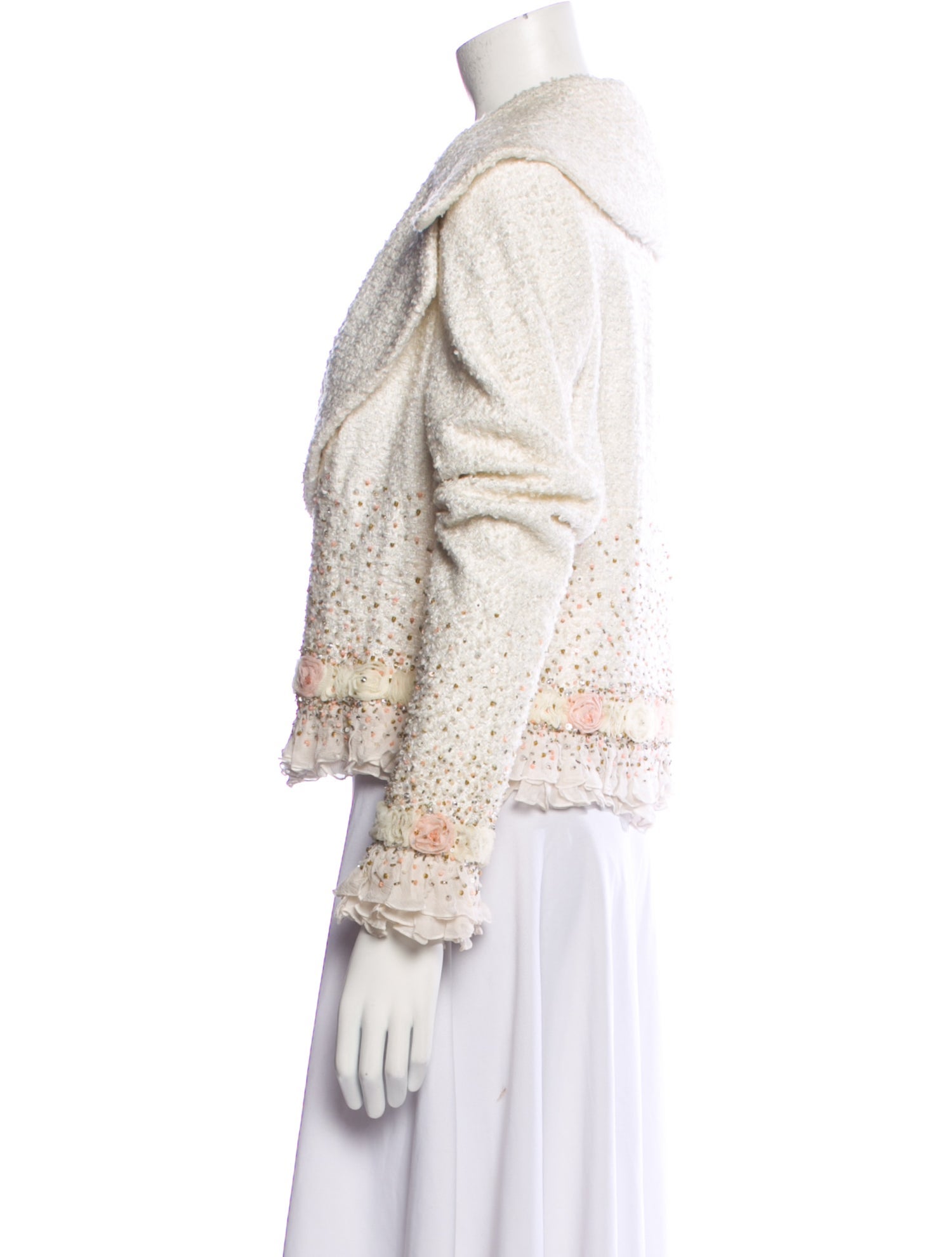 Escada Patterned Evening Jacket - Metallic Jackets, Clothing ...