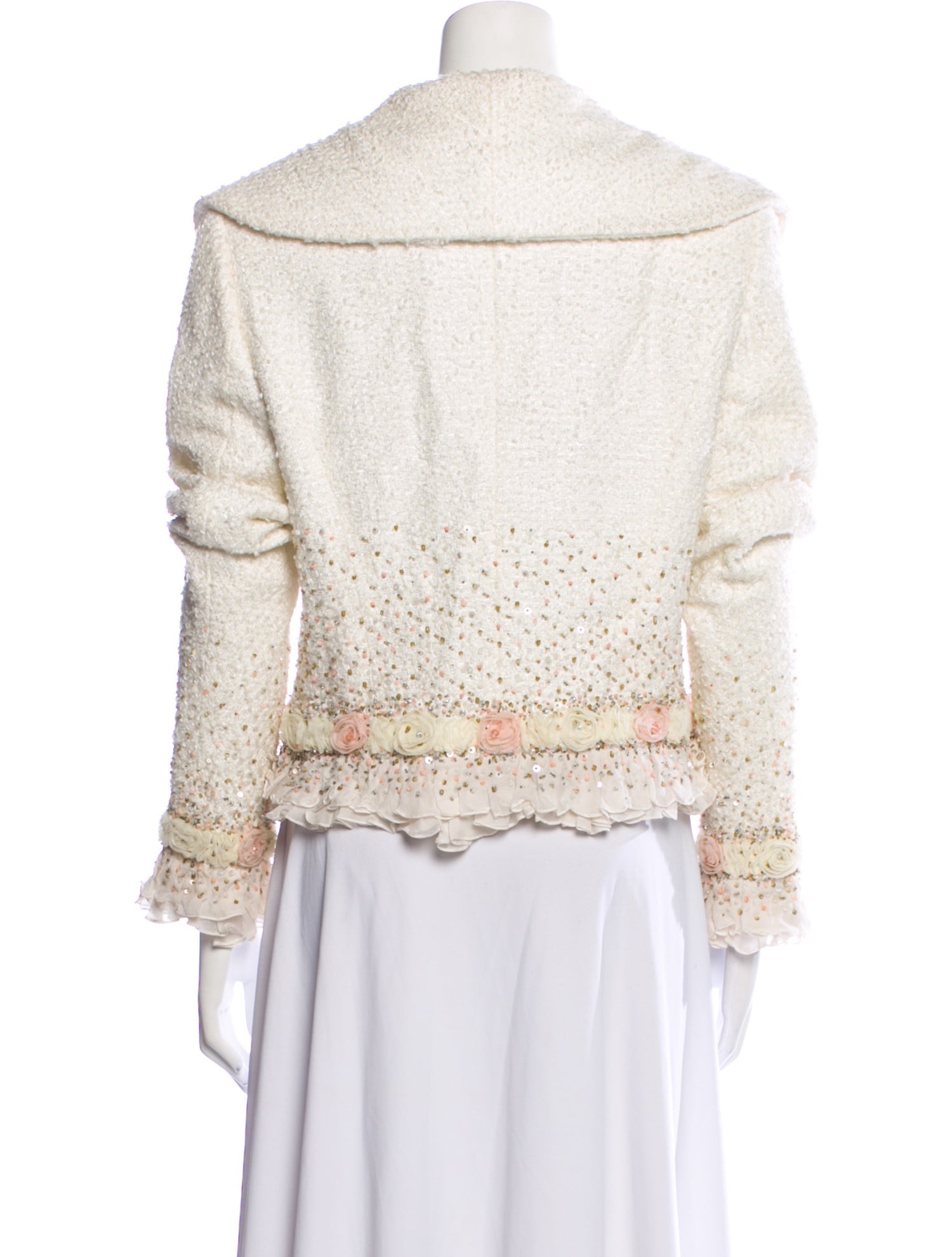 Escada Patterned Evening Jacket - Metallic Jackets, Clothing ...