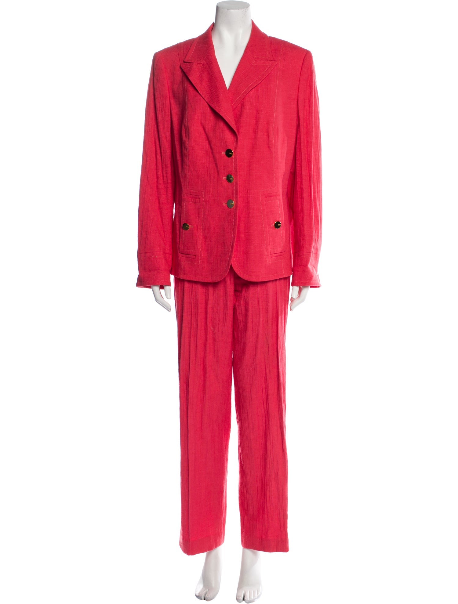 Escada Pantsuit - Pink, 9.75" Rise Suits and Sets, Clothing - ESC140747 ...