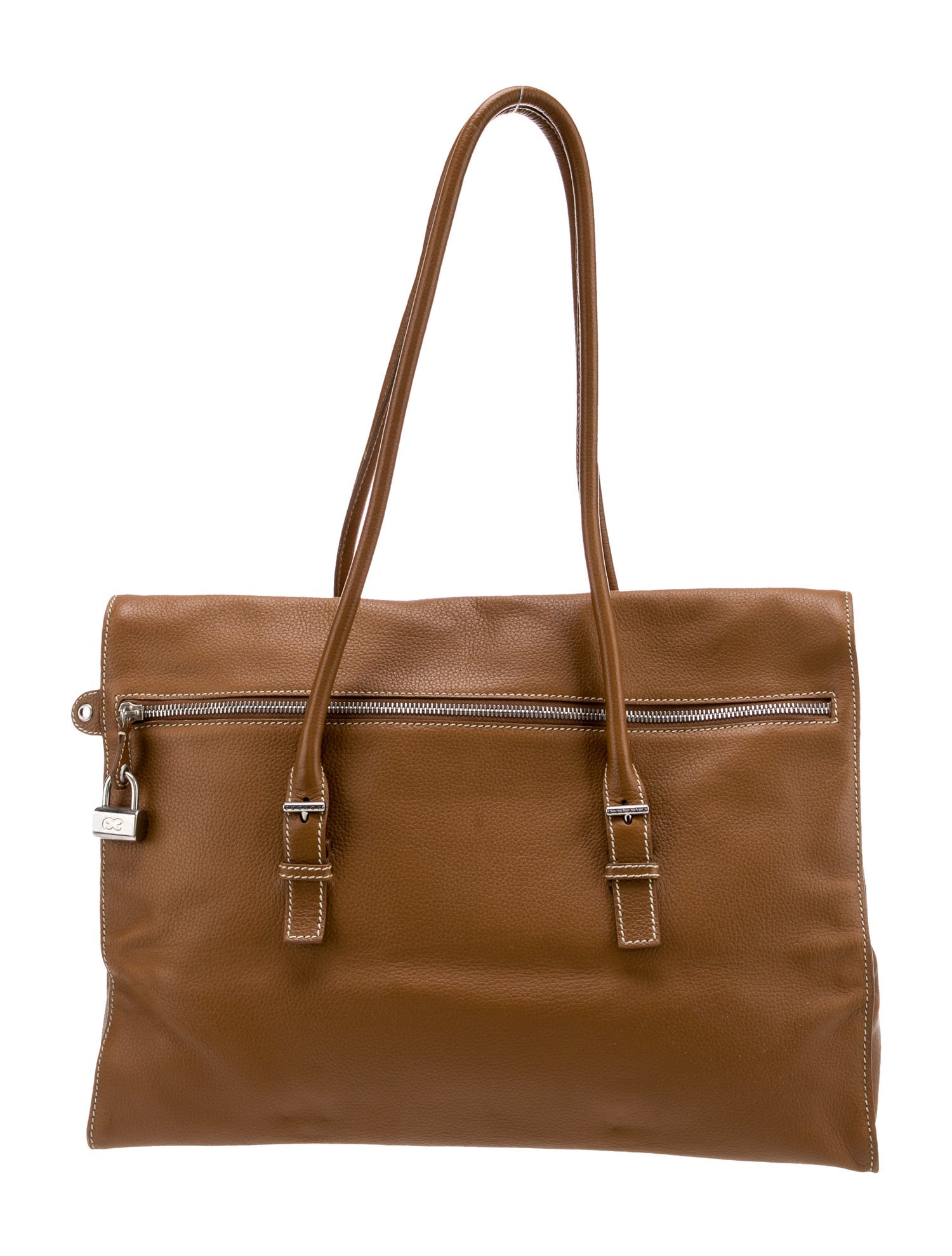 Escada Leather Shoulder Bag - Brown Shoulder Bags, Handbags - ESC143982 ...