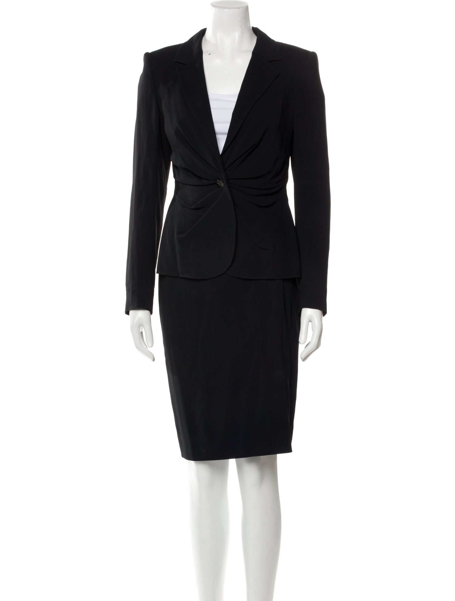 Escada Skirt Suit - Black Suits and Sets, Clothing - ESC143998 | The ...