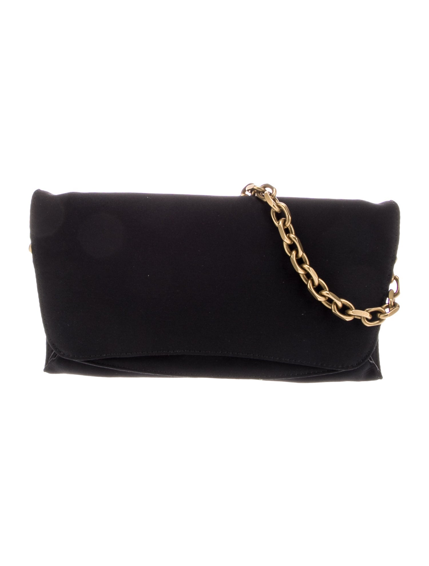 Escada Satin Top Handle Bag - Black Handle Bags, Handbags - ESC144081 ...