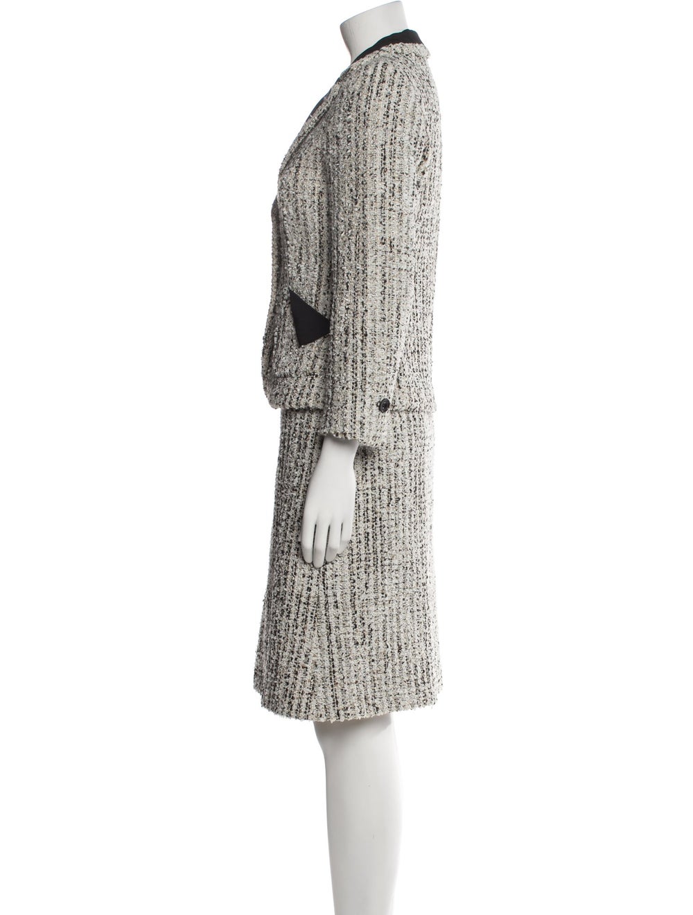Escada Tweed Pattern Skirt Suit - Neutrals Suits and Sets, Clothing ...