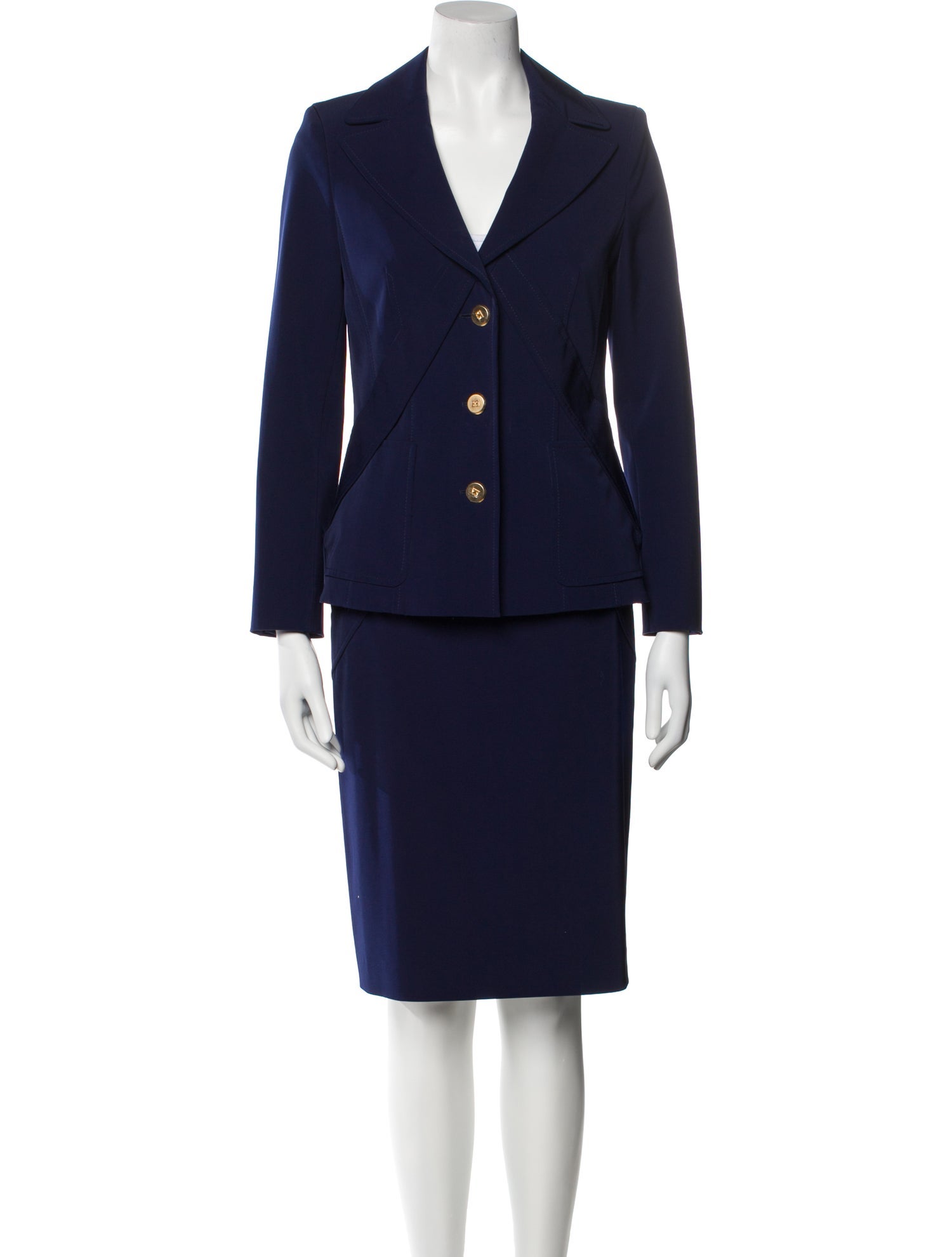 Escada Skirt Suit - Blue Suits and Sets, Clothing - ESC146488 | The ...