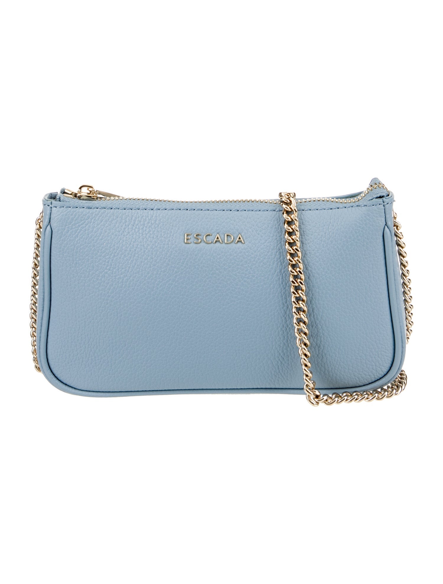 Escada Leather Crossbody Bag - Blue Crossbody Bags, Handbags ...