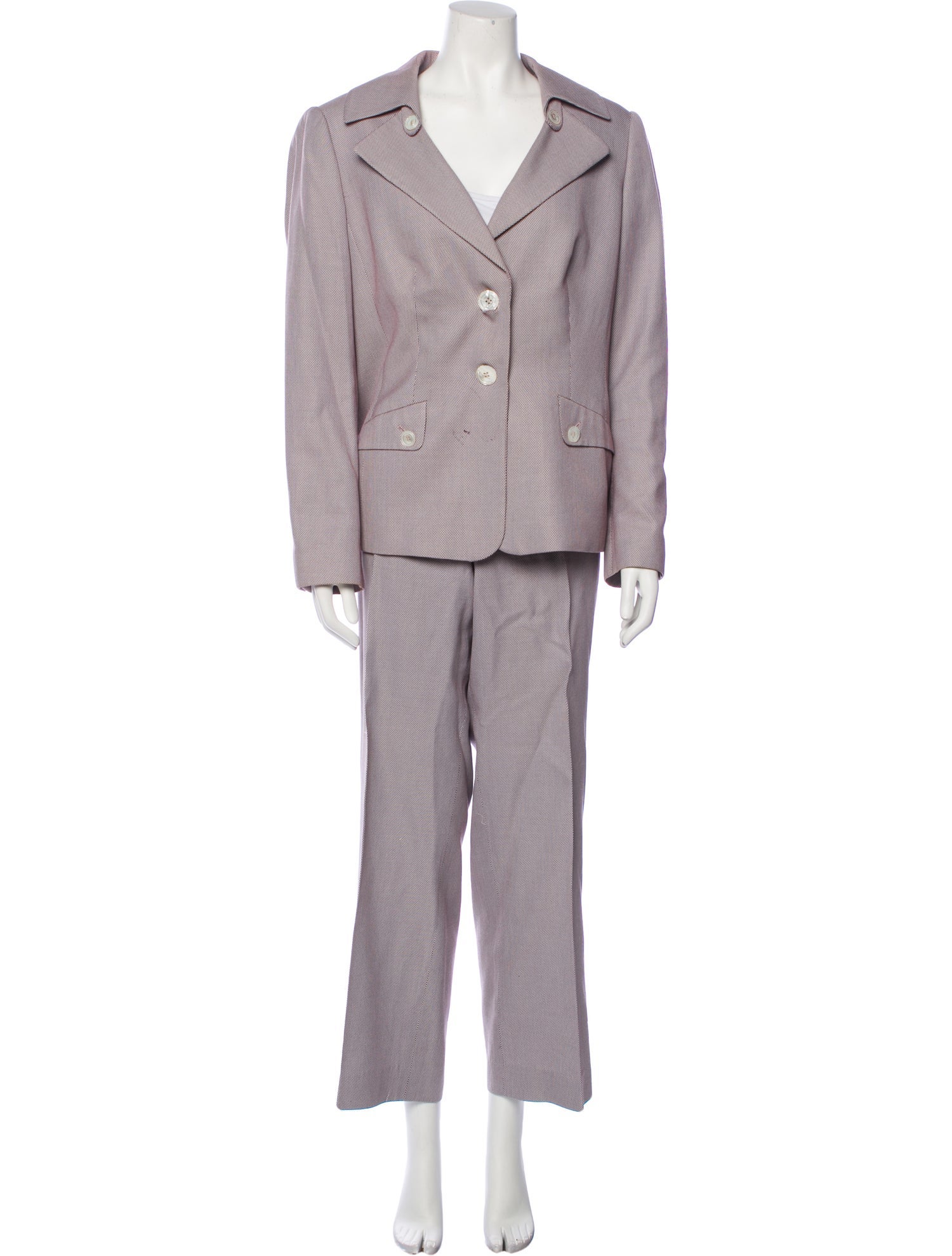 Escada Pantsuit - Neutrals, 11" Rise Suits and Sets, Clothing ...