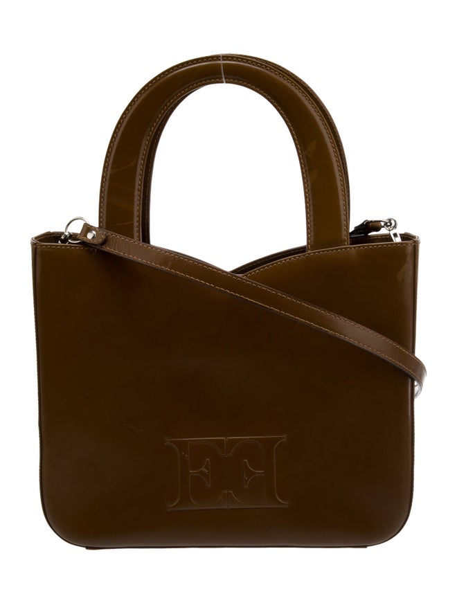 Escada Leather Shoulder Bag - Brown Shoulder Bags, Handbags - ESC148706 ...