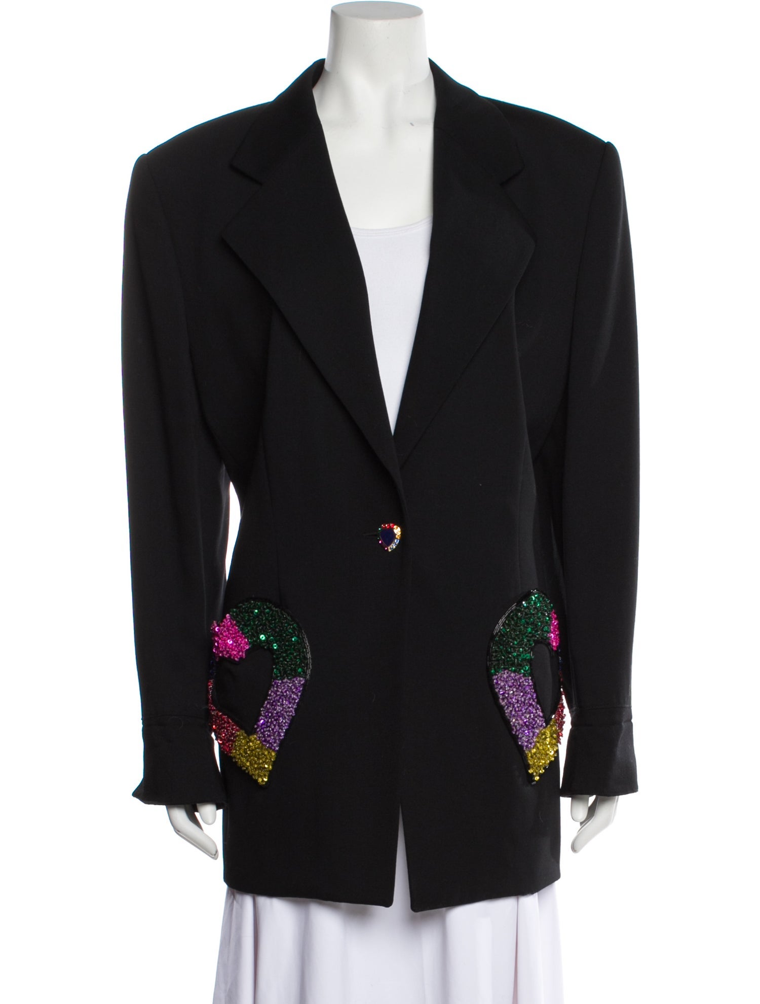 Escada Vintage Wool Coat - Black Coats, Clothing - ESC148744 | The RealReal