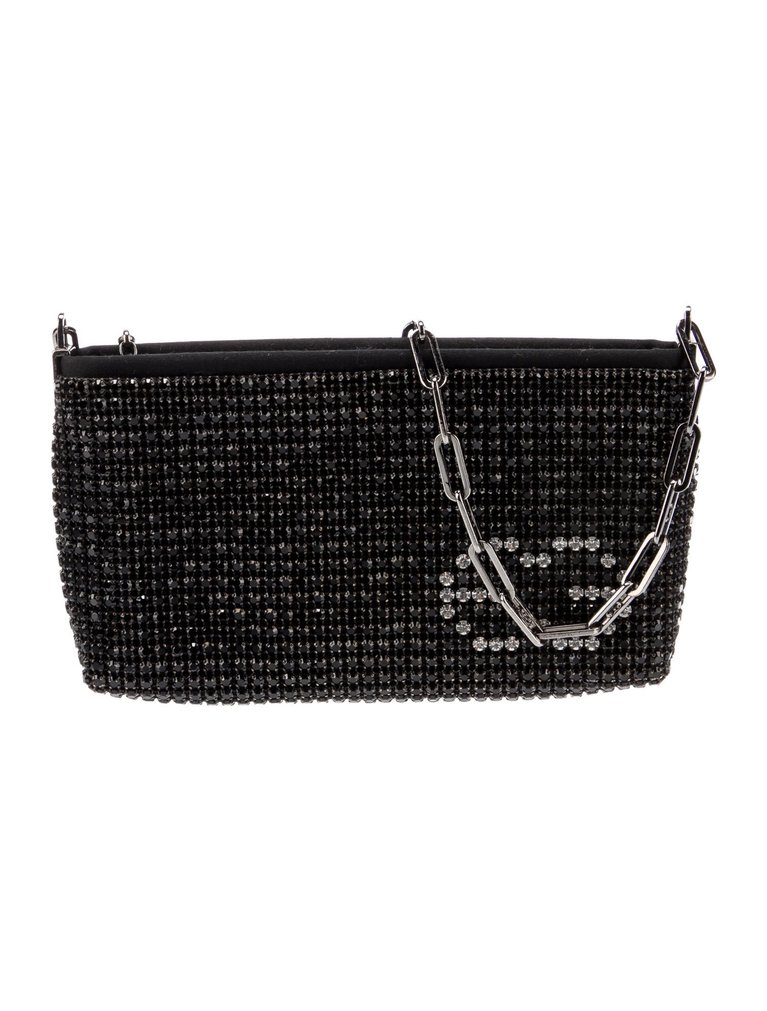 Escada Crystal Shoulder Bag - Black Shoulder Bags, Handbags - ESC149328 ...