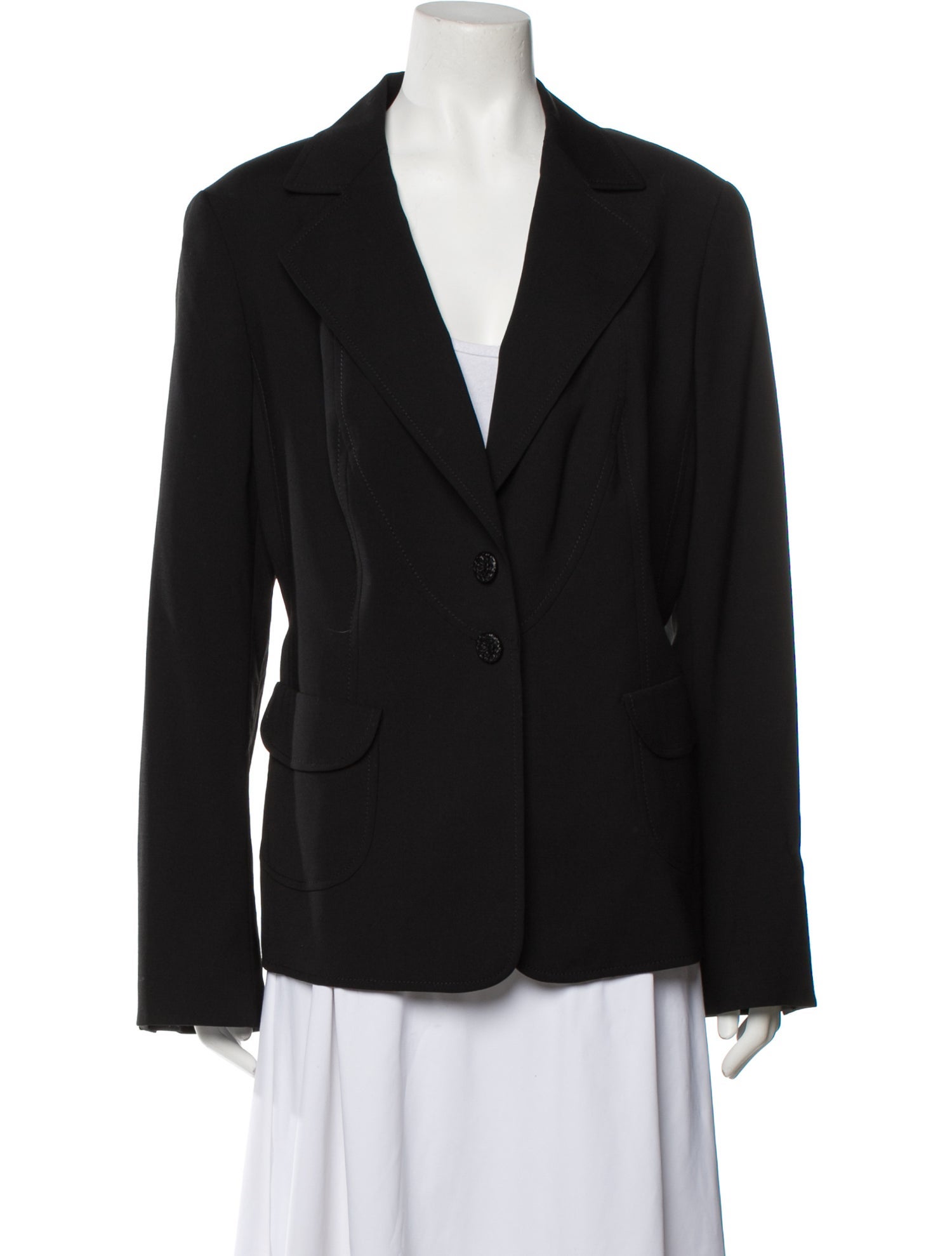 Escada Wool Blazer - Black Jackets, Clothing - ESC149563 | The RealReal