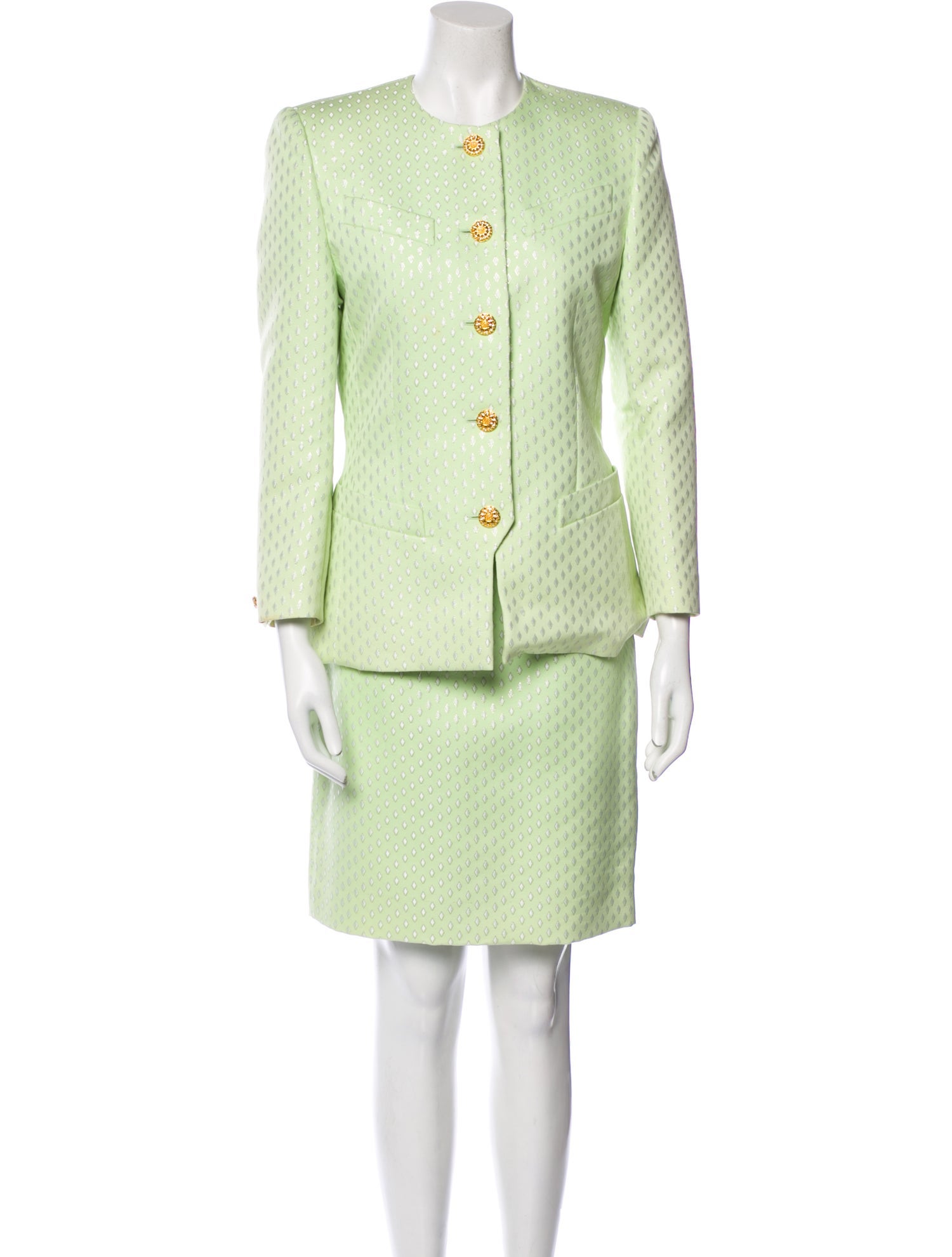 Escada Skirt Suit - Green Suits and Sets, Clothing - ESC150628 | The ...