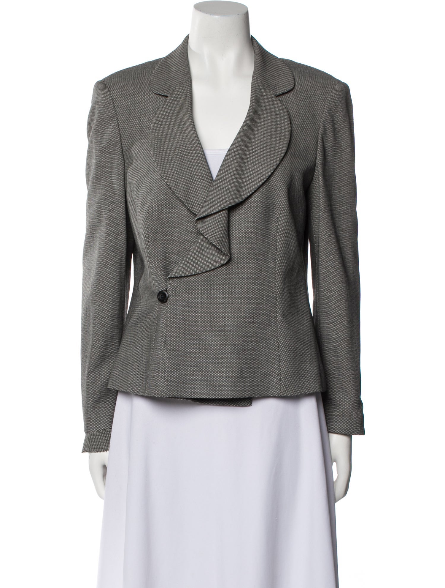 Escada Wool Blazer - Grey Jackets, Clothing - ESC151827 | The RealReal