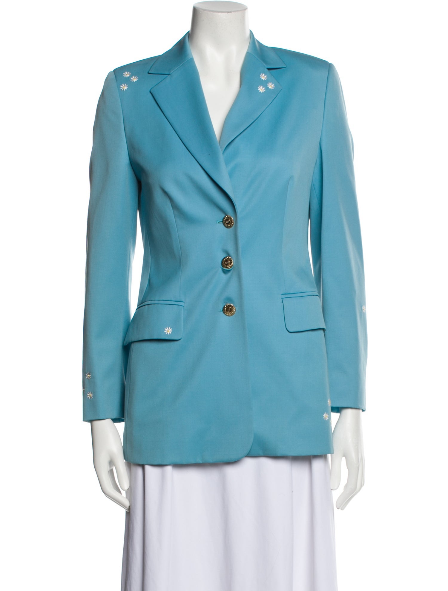 Escada Wool Blazer - Blue Jackets, Clothing - ESC153209 | The RealReal