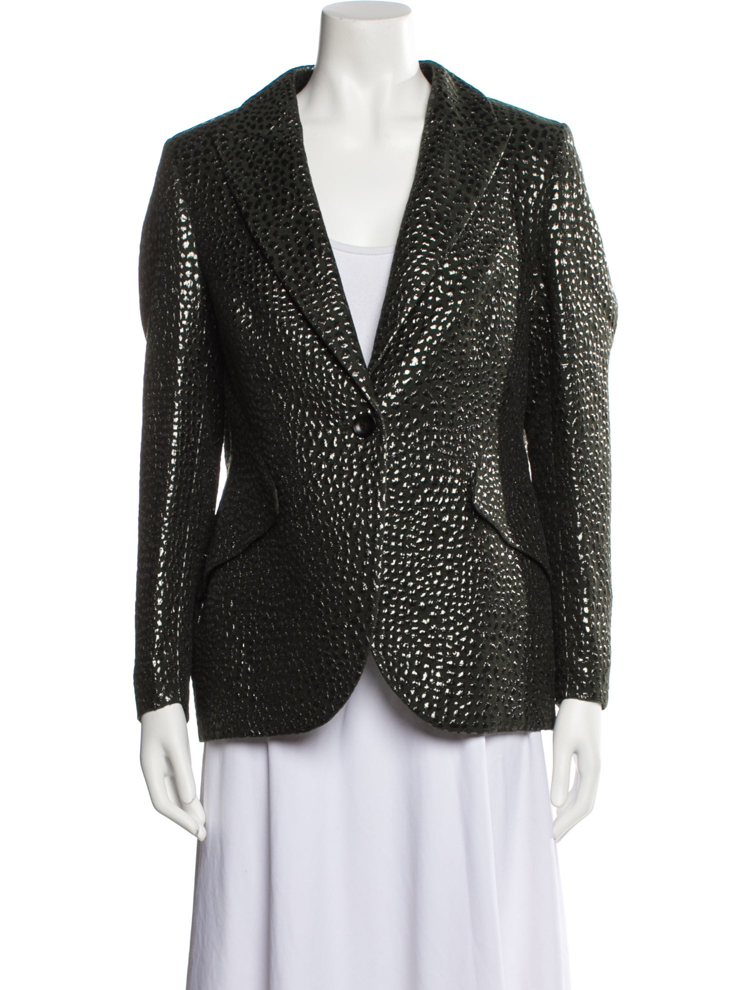 Escada Wool Blazer - Green Jackets, Clothing - ESC154267 | The RealReal