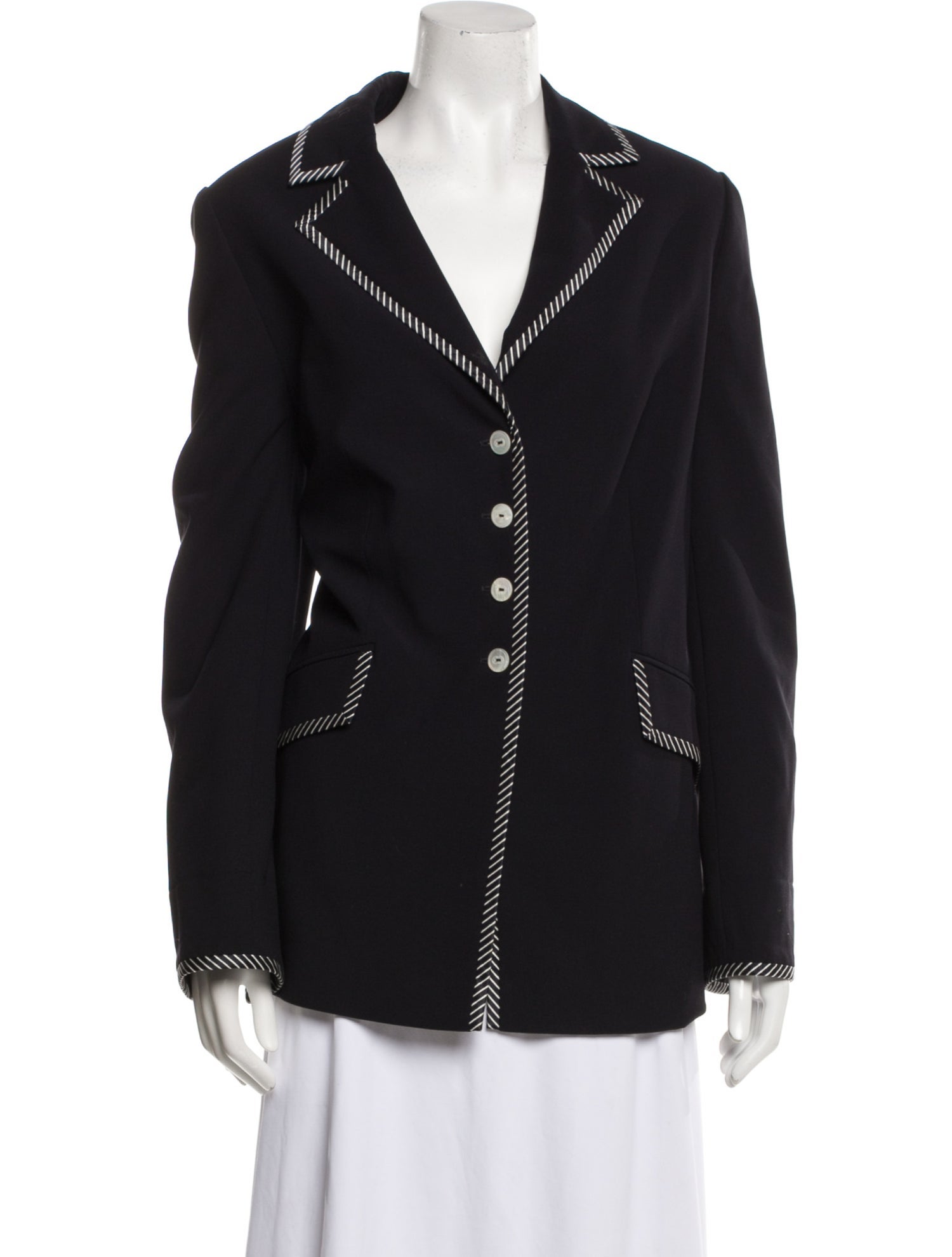 Escada Wool Blazer - Black Jackets, Clothing - ESC156400 | The RealReal