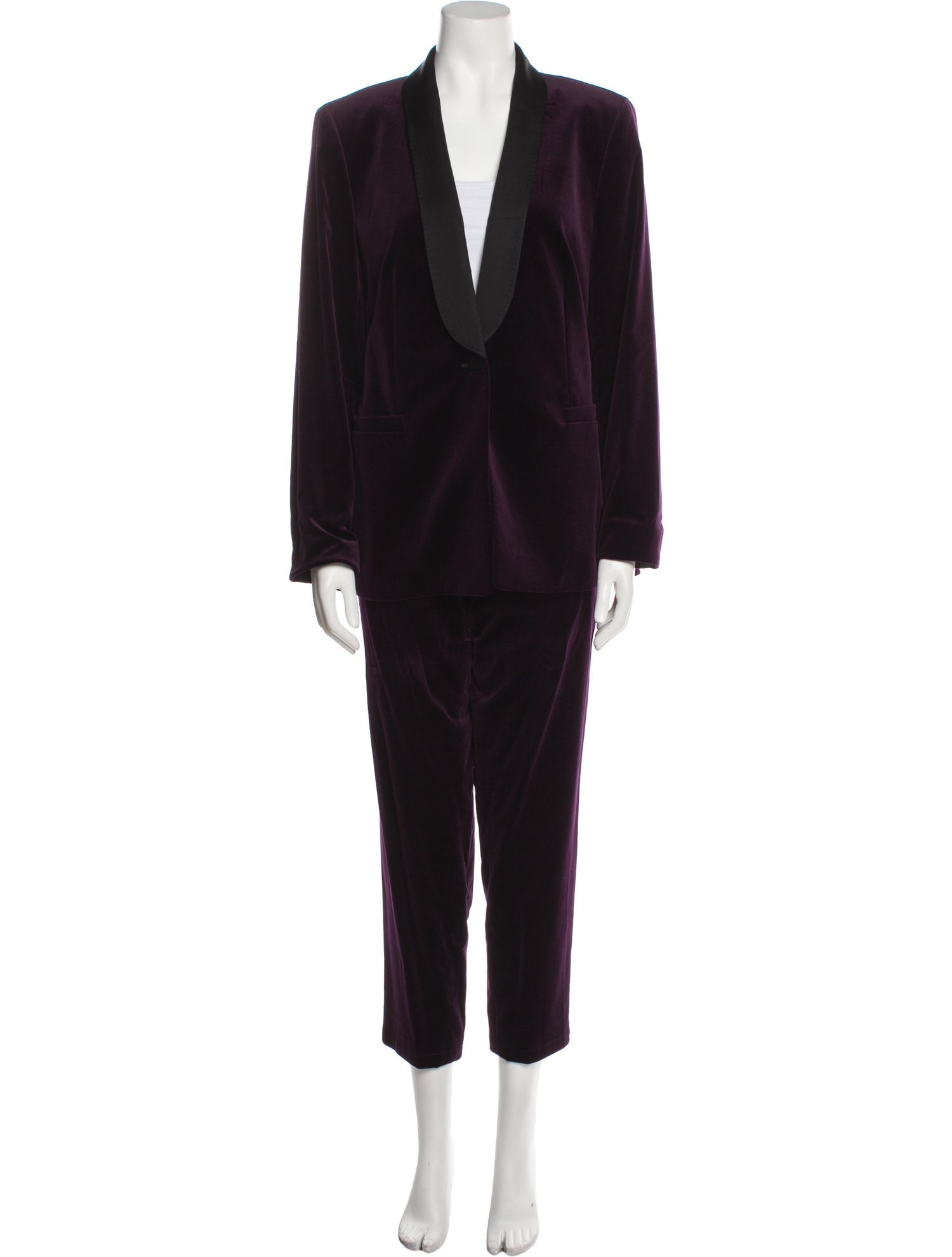Escada Pantsuit - Purple, 12.25" Rise Suits and Sets, Clothing ...