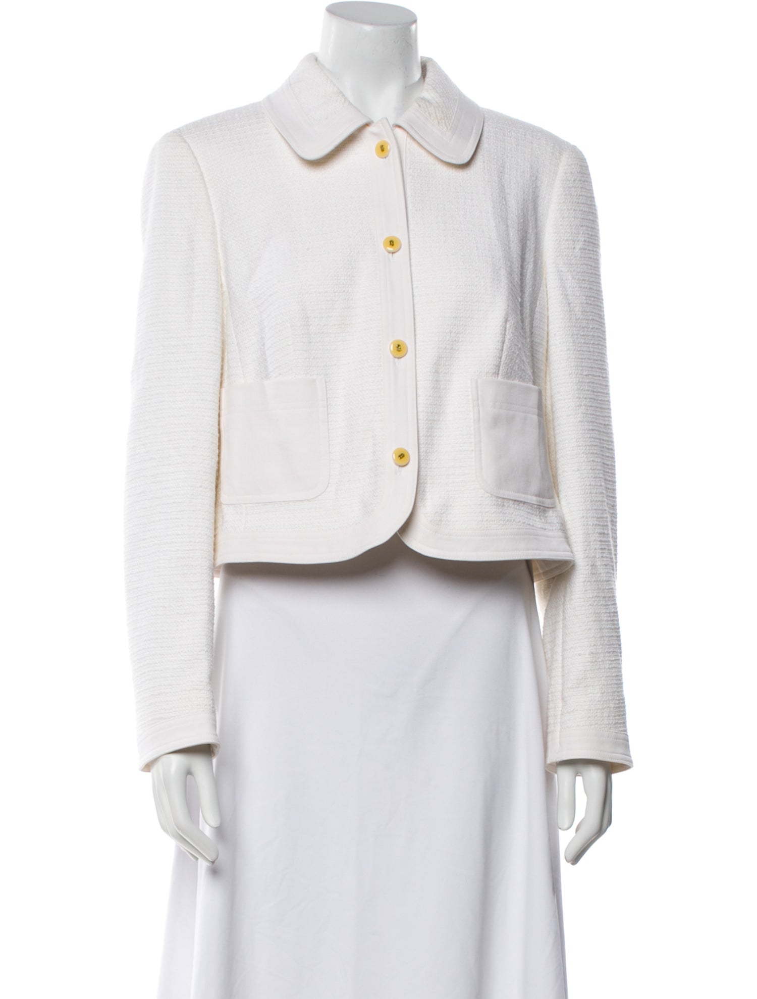 Escada Evening Jacket - White Jackets, Clothing - ESC163127 | The RealReal