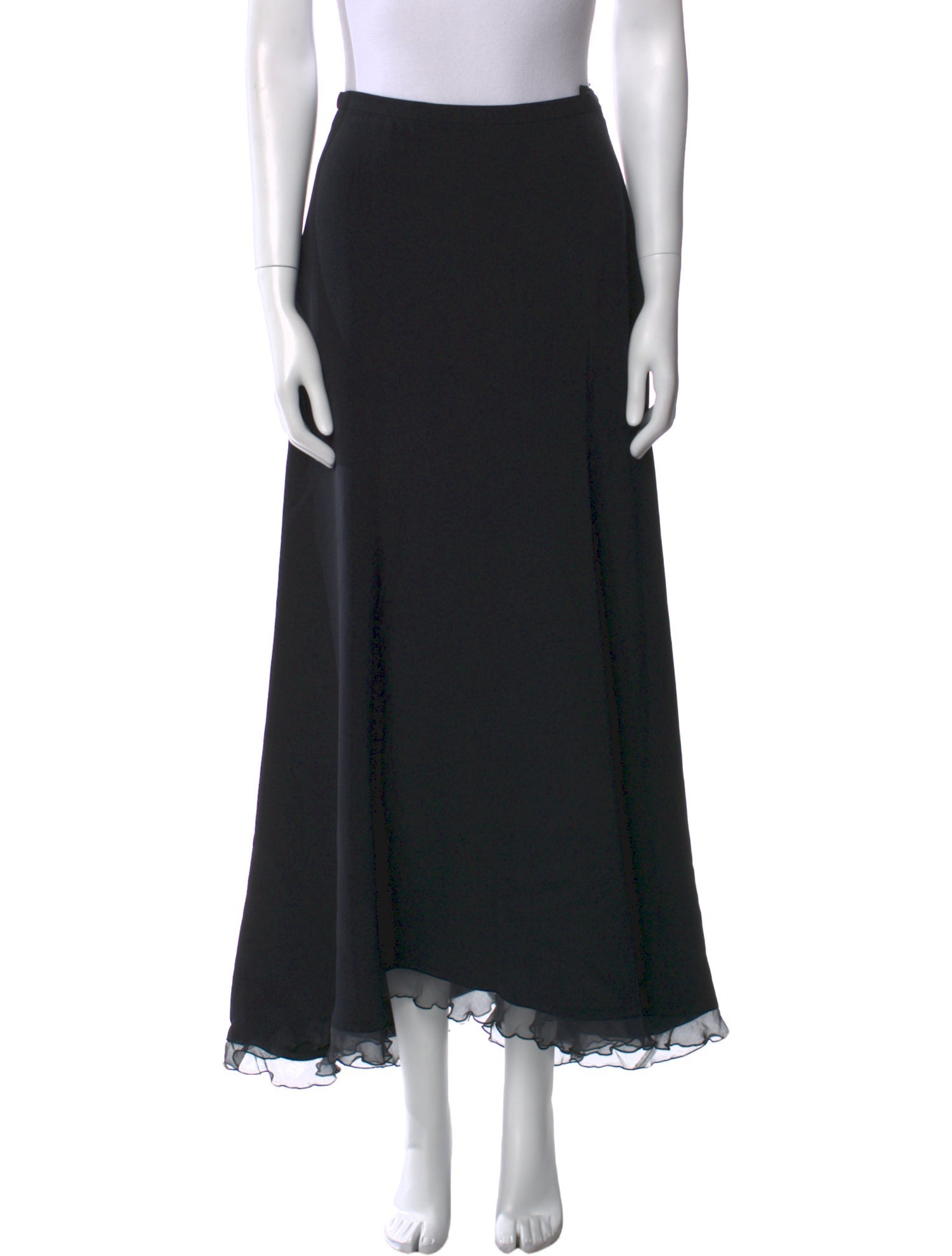 Escada Silk Long Skirt - Black Skirts, Clothing - ESC169704 | The RealReal