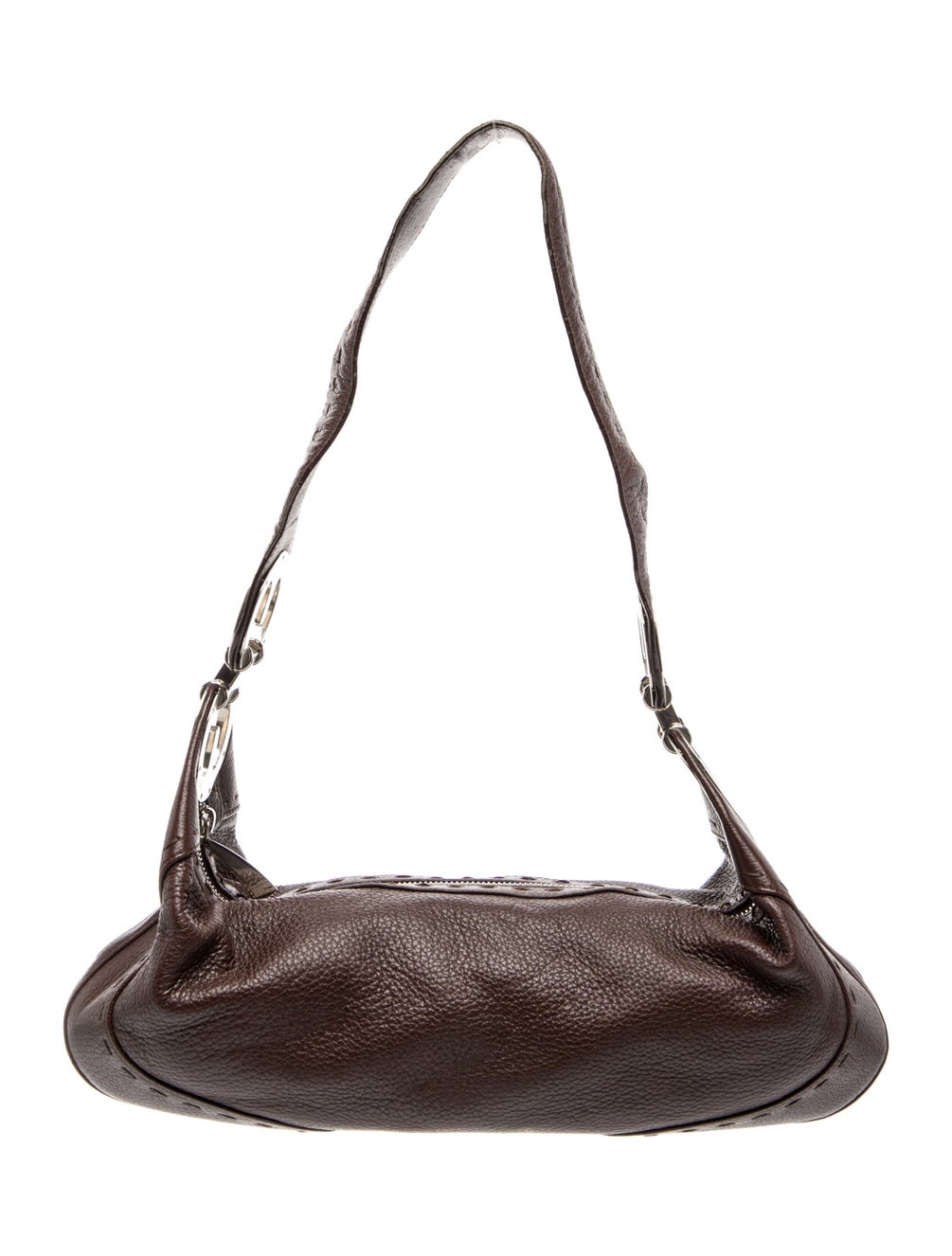 Escada Leather Shoulder Bag - Brown Shoulder Bags, Handbags - ESC170937 ...