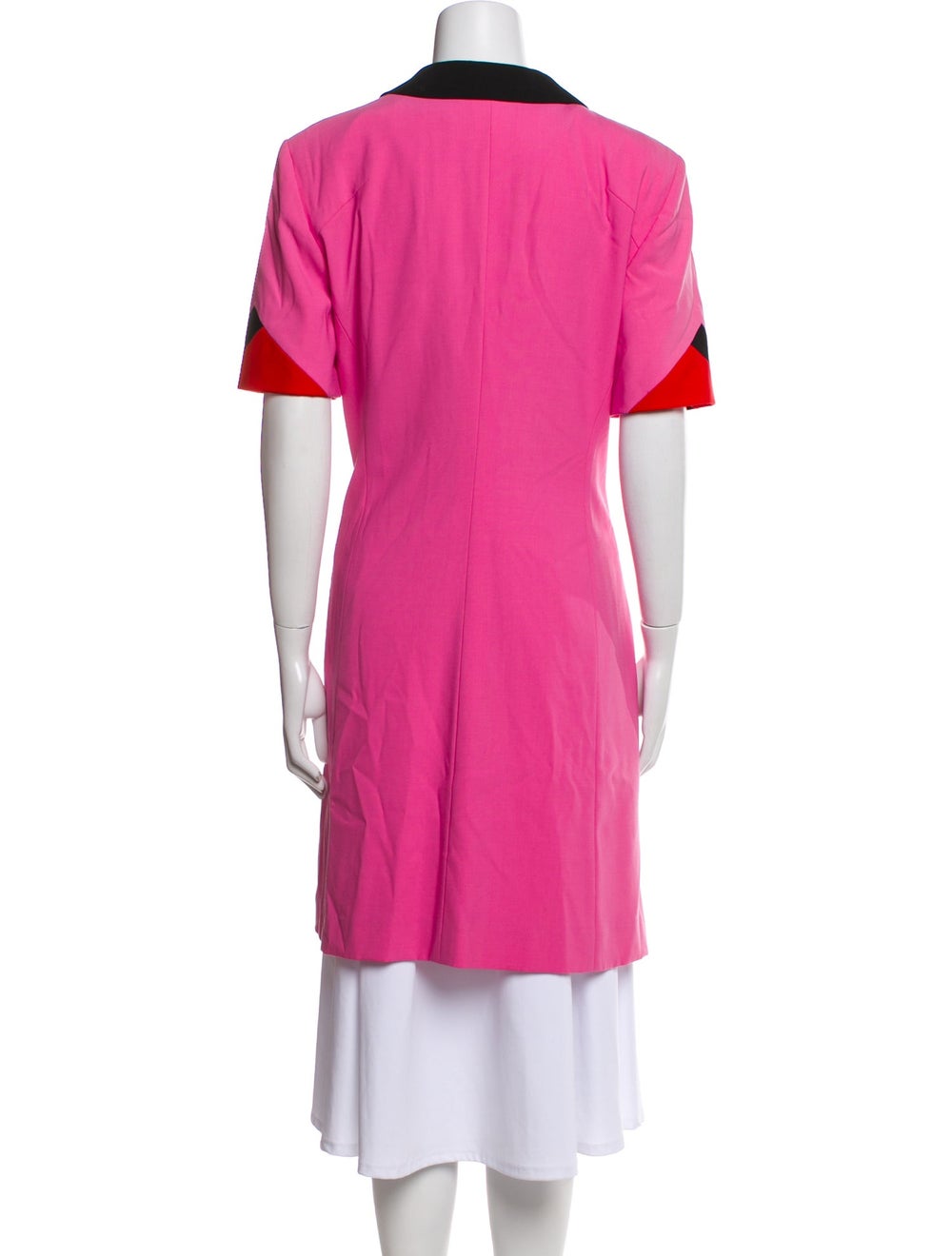 Escada Virgin Wool Trench Coat - Pink Coats, Clothing - ESC175382 | The ...