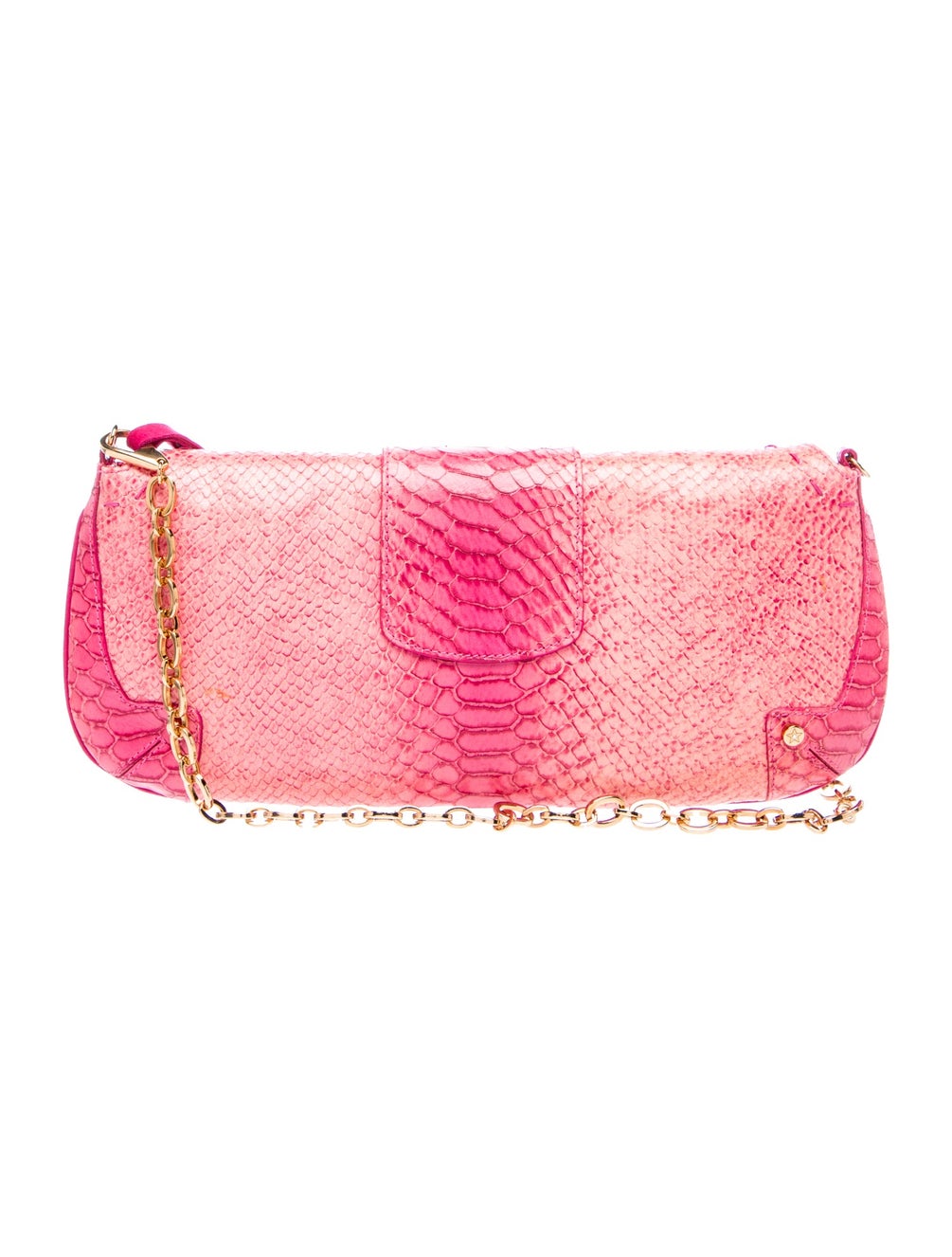 Escada Python Shoulder Bag - Pink Shoulder Bags, Handbags - ESC178630 ...