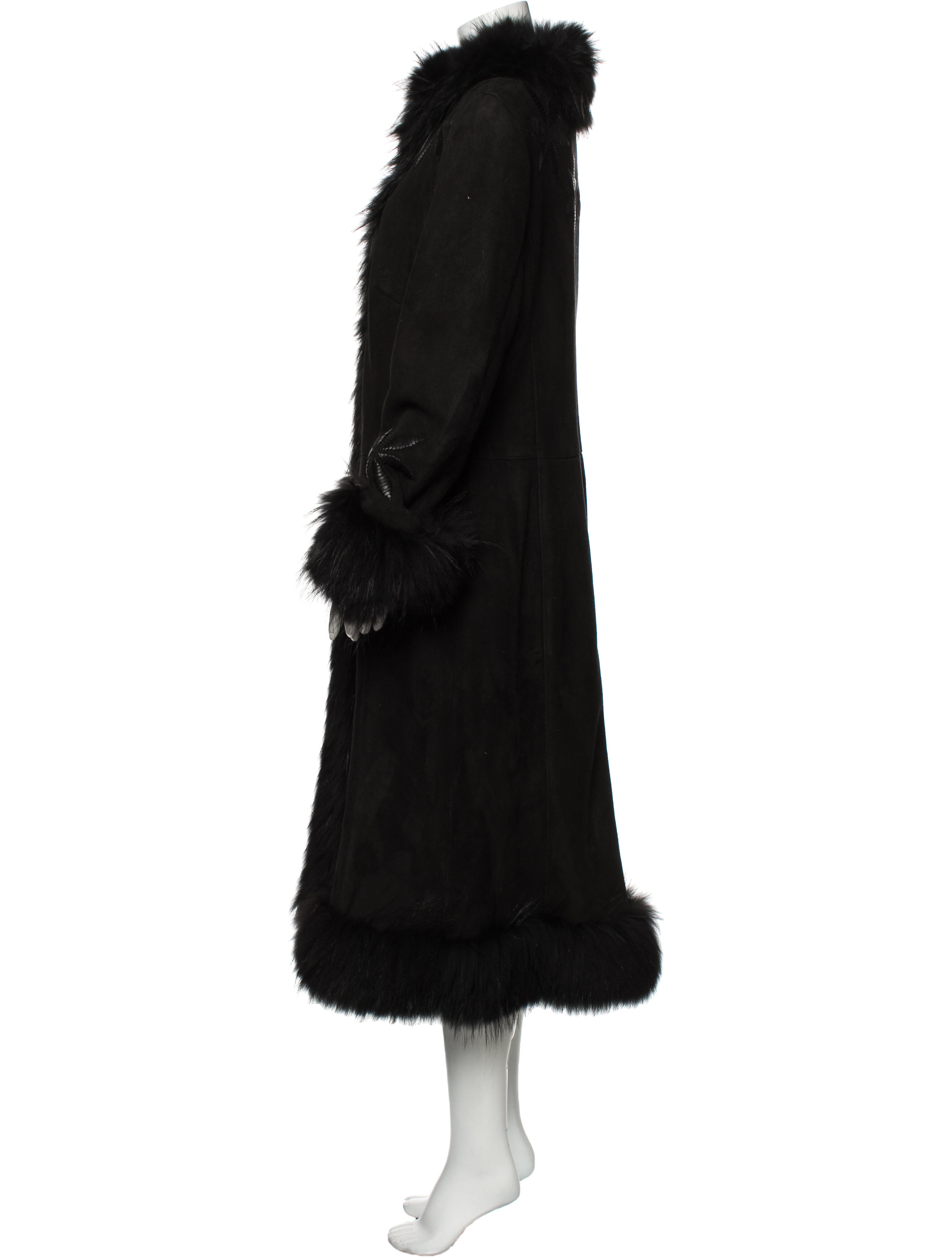 Escada Fur Coat - Black Coats, Clothing - ESC48136 | The RealReal