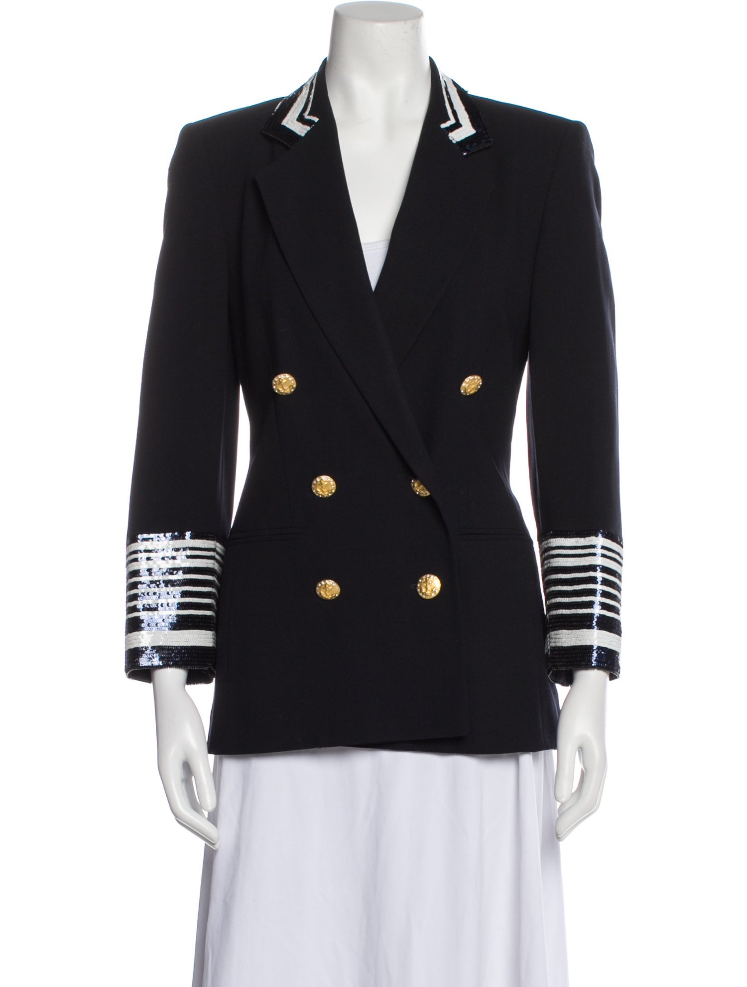 Escada Margaretha Ley Blazer - Blue Jackets, Clothing - ESMAL28079 | The RealReal