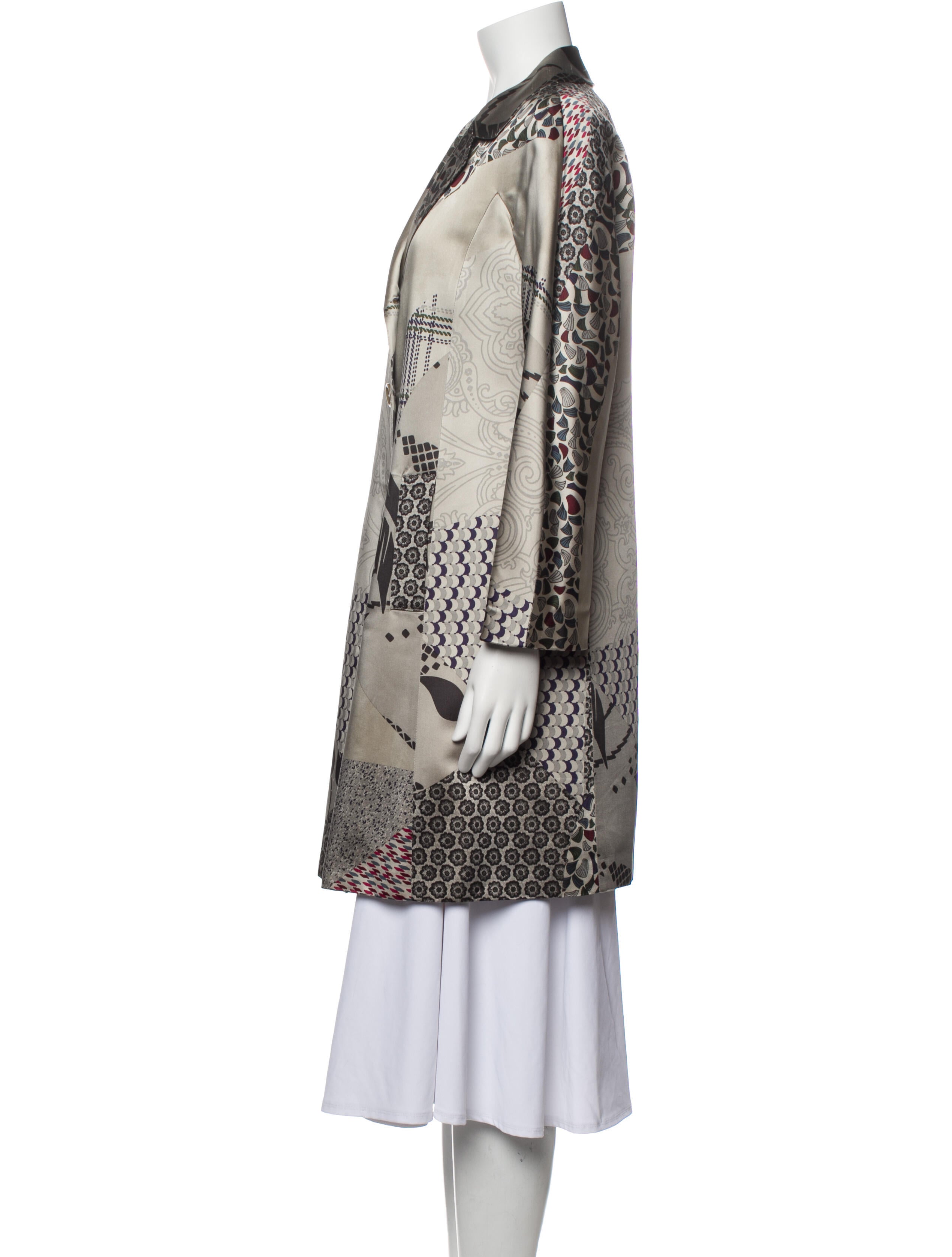 Etro Wool Herringbone Coat - Brown Coats, Clothing - ETR45018 | The ...