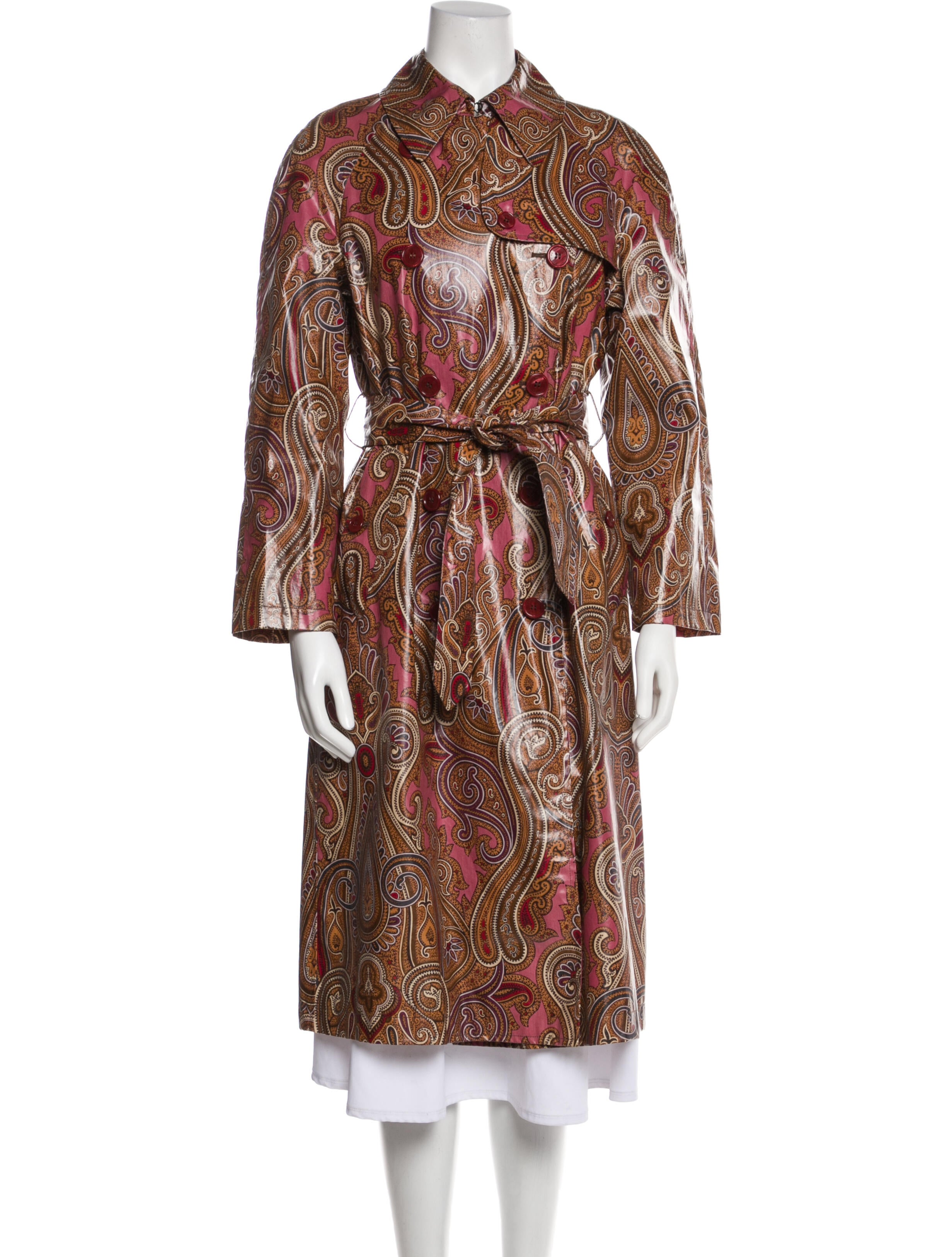 Etro Wool Herringbone Coat - Brown Coats, Clothing - ETR45018 | The ...