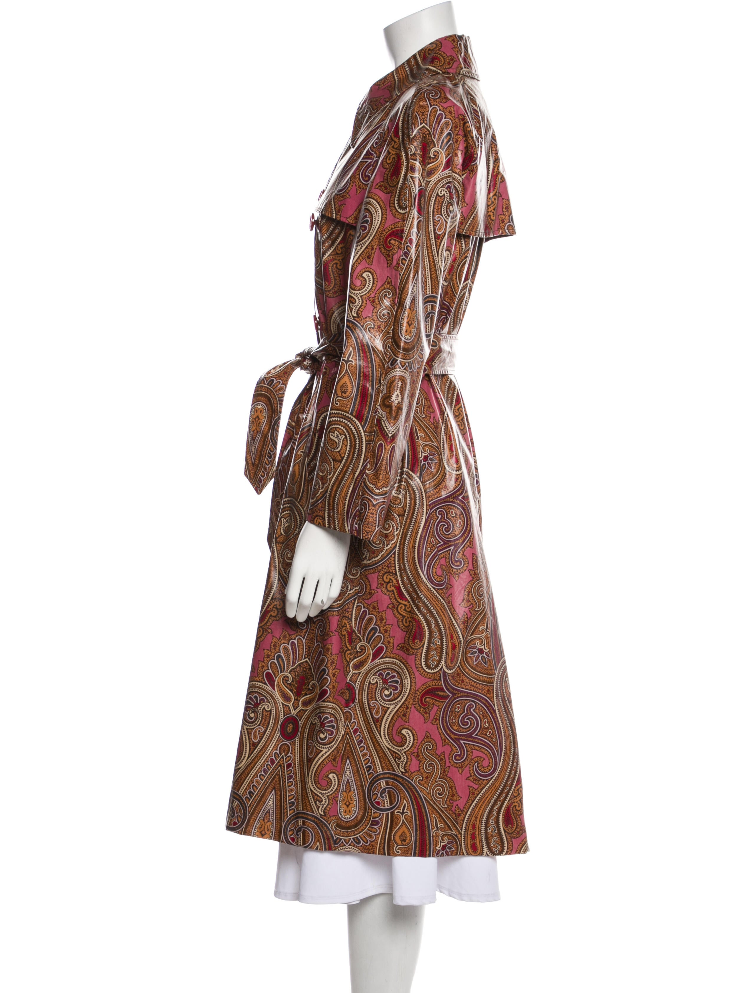 Etro Wool Herringbone Coat - Brown Coats, Clothing - ETR45018 | The ...