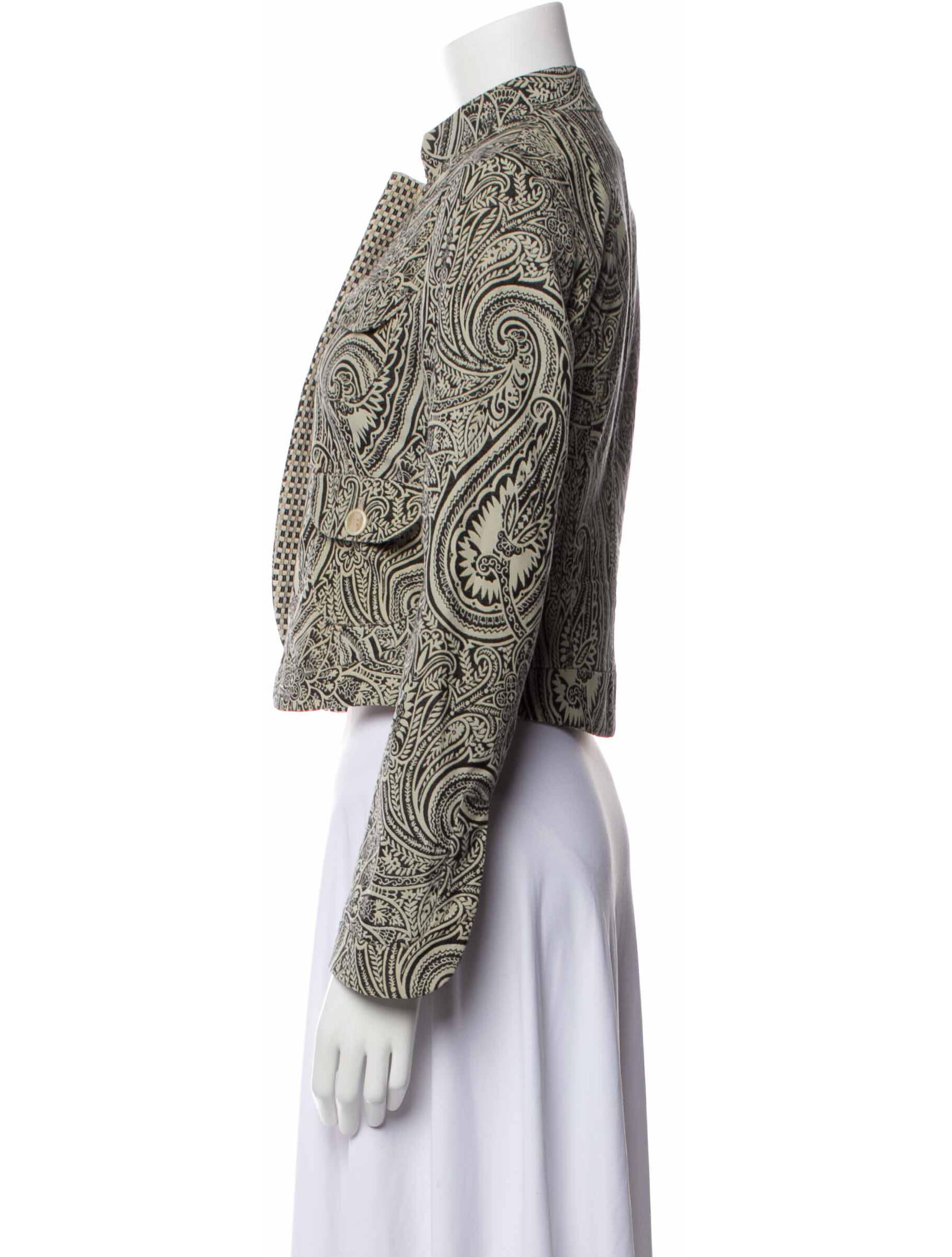 Etro Casual Paisley Printed Jacket - Pink Jackets, Clothing - ETR43435 ...