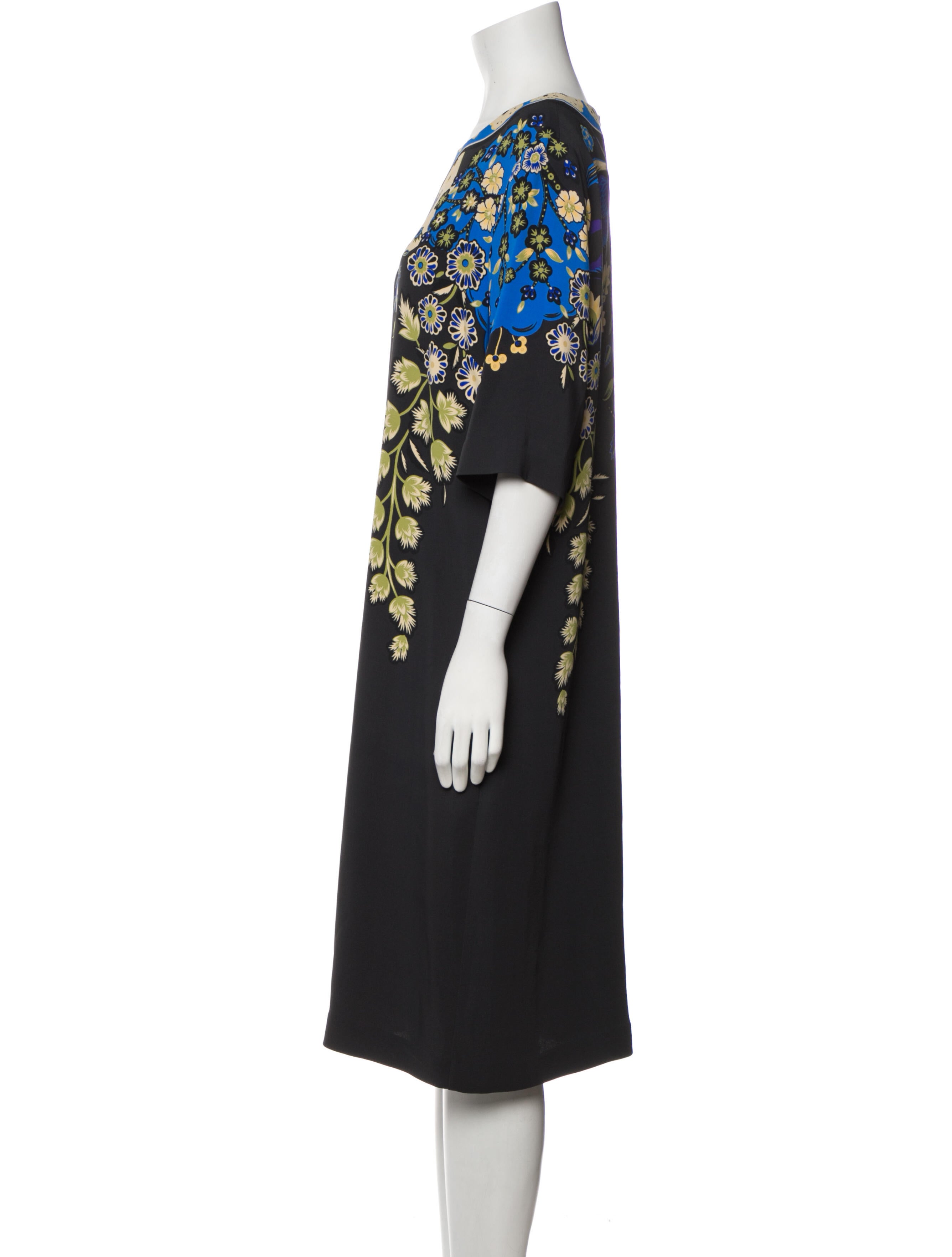 Etro Printed Silk Dress - Blue Dresses, Clothing - ETR46764 | The RealReal